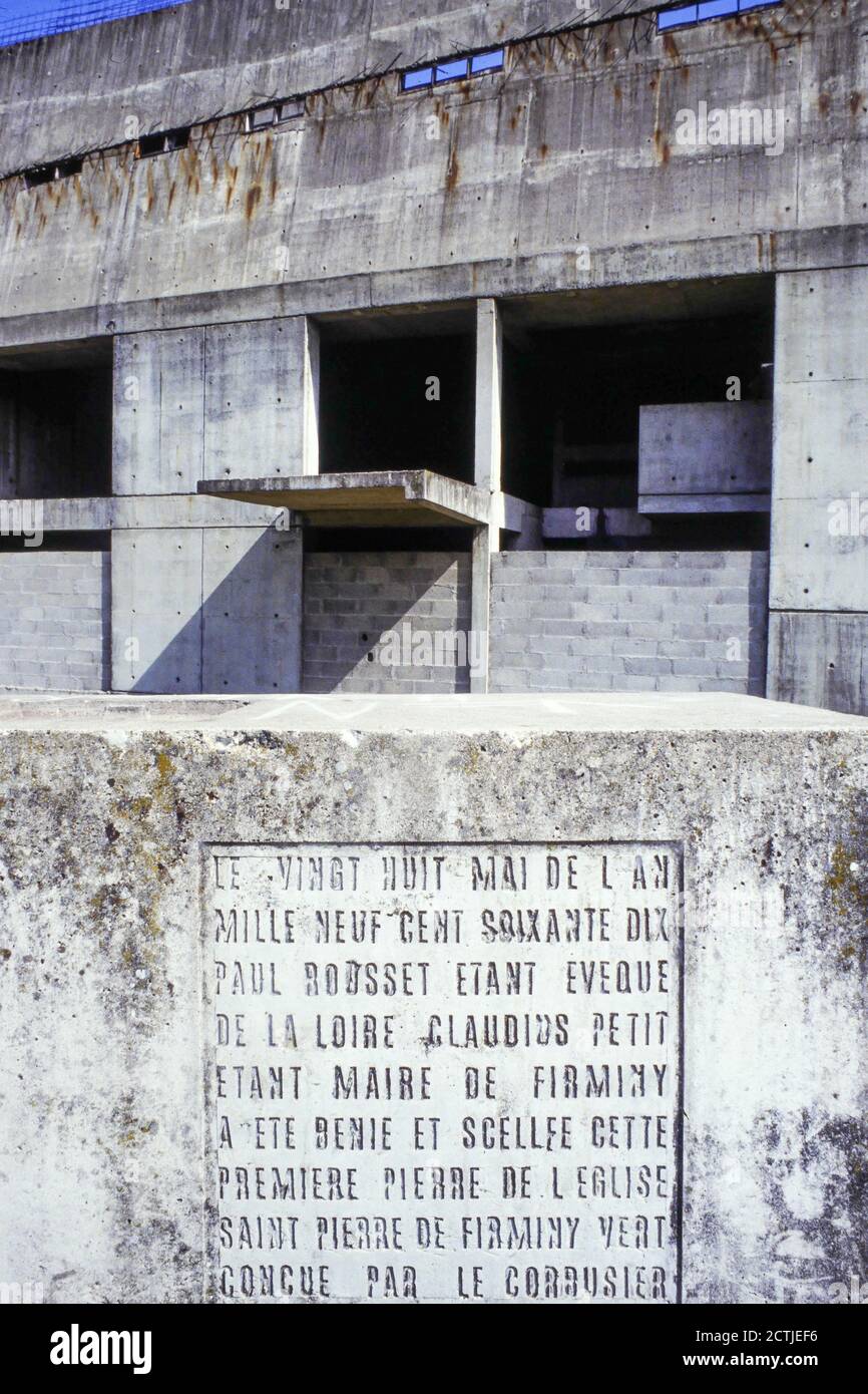 Firminy vert le corbusier france hi-res stock photography and images ...