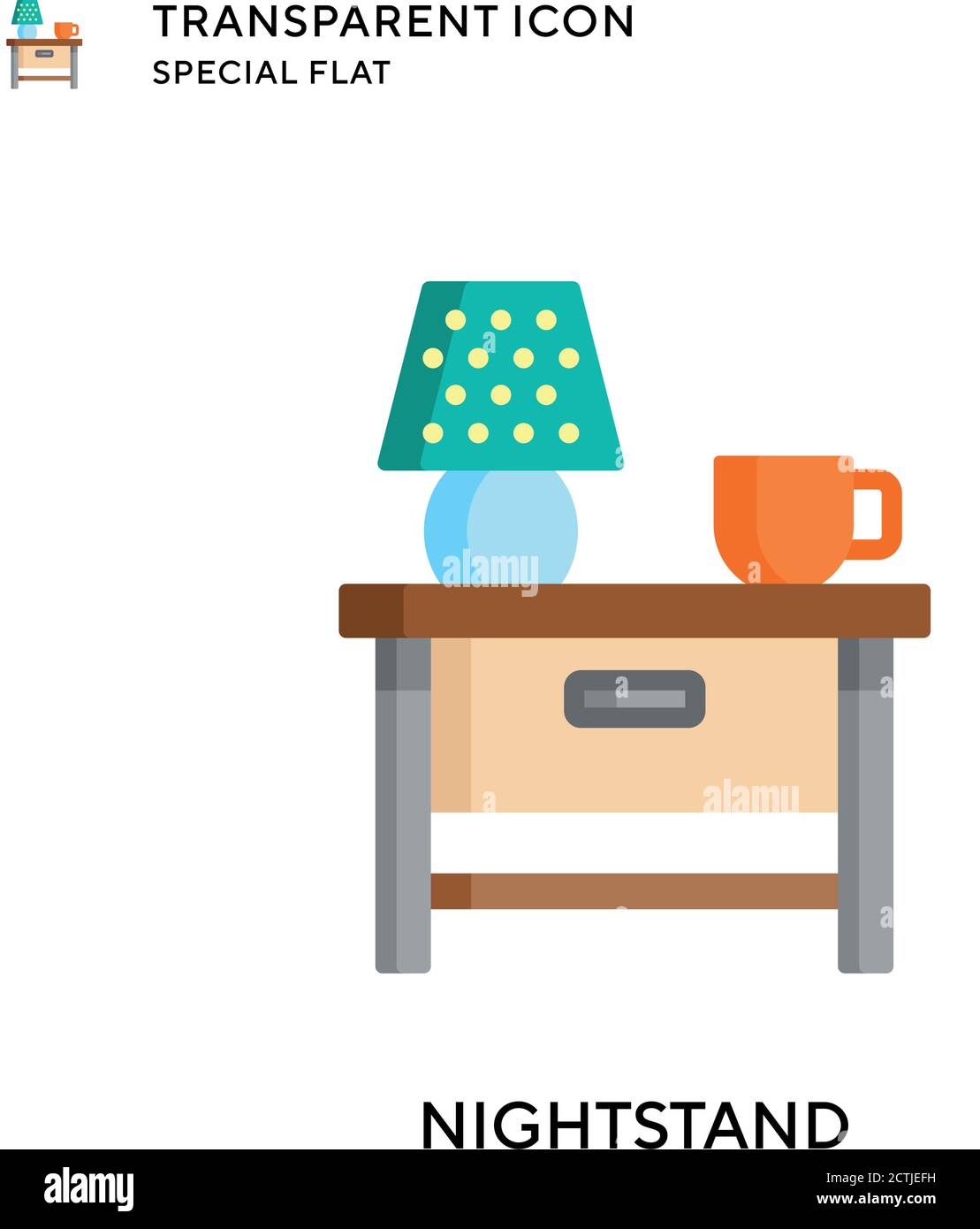 Nightstand Vector Vectors High Resolution Stock Photography and Images ...