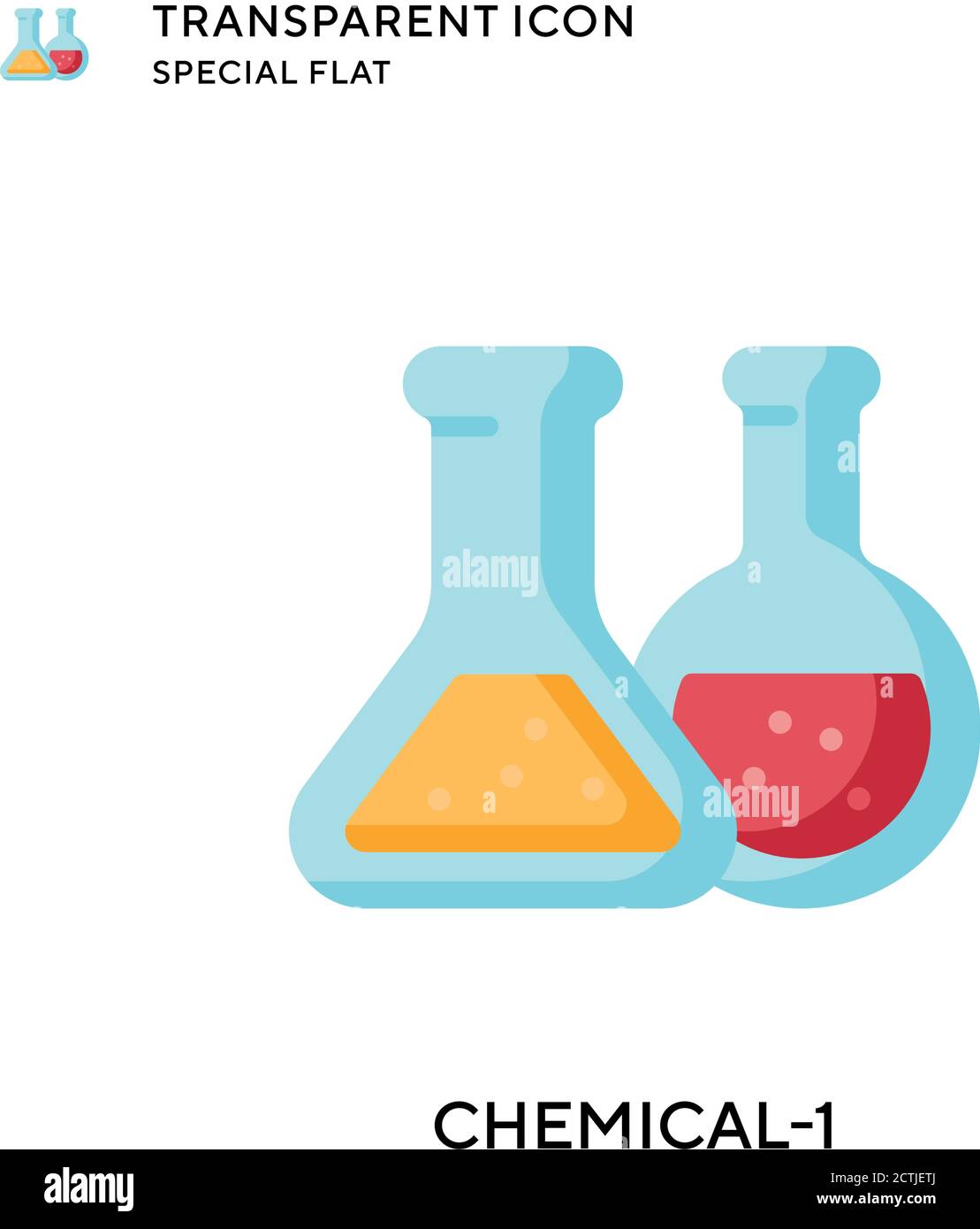 Chemical-1 vector icon. Flat style illustration. EPS 10 vector Stock ...