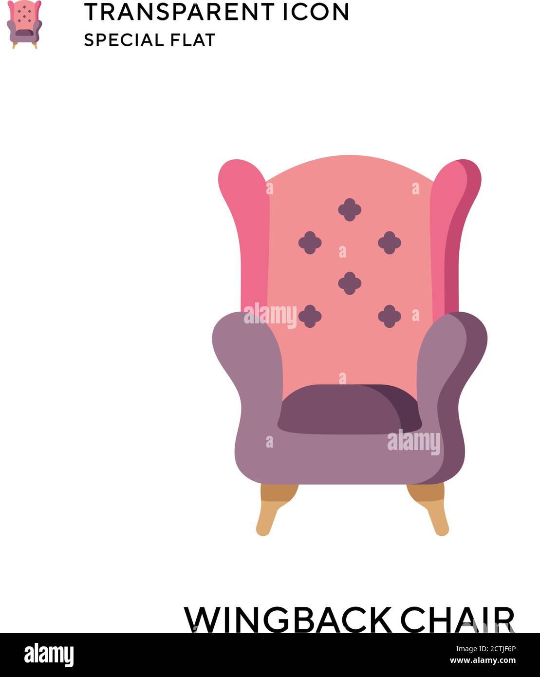 Mahogany armchair Stock Vector Images - Alamy
