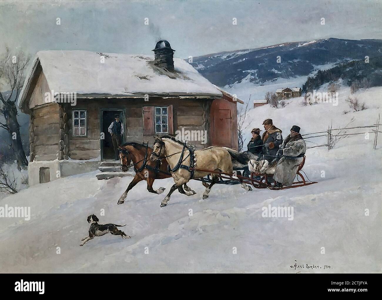 Norwegian sledge hi-res stock photography and images - Alamy