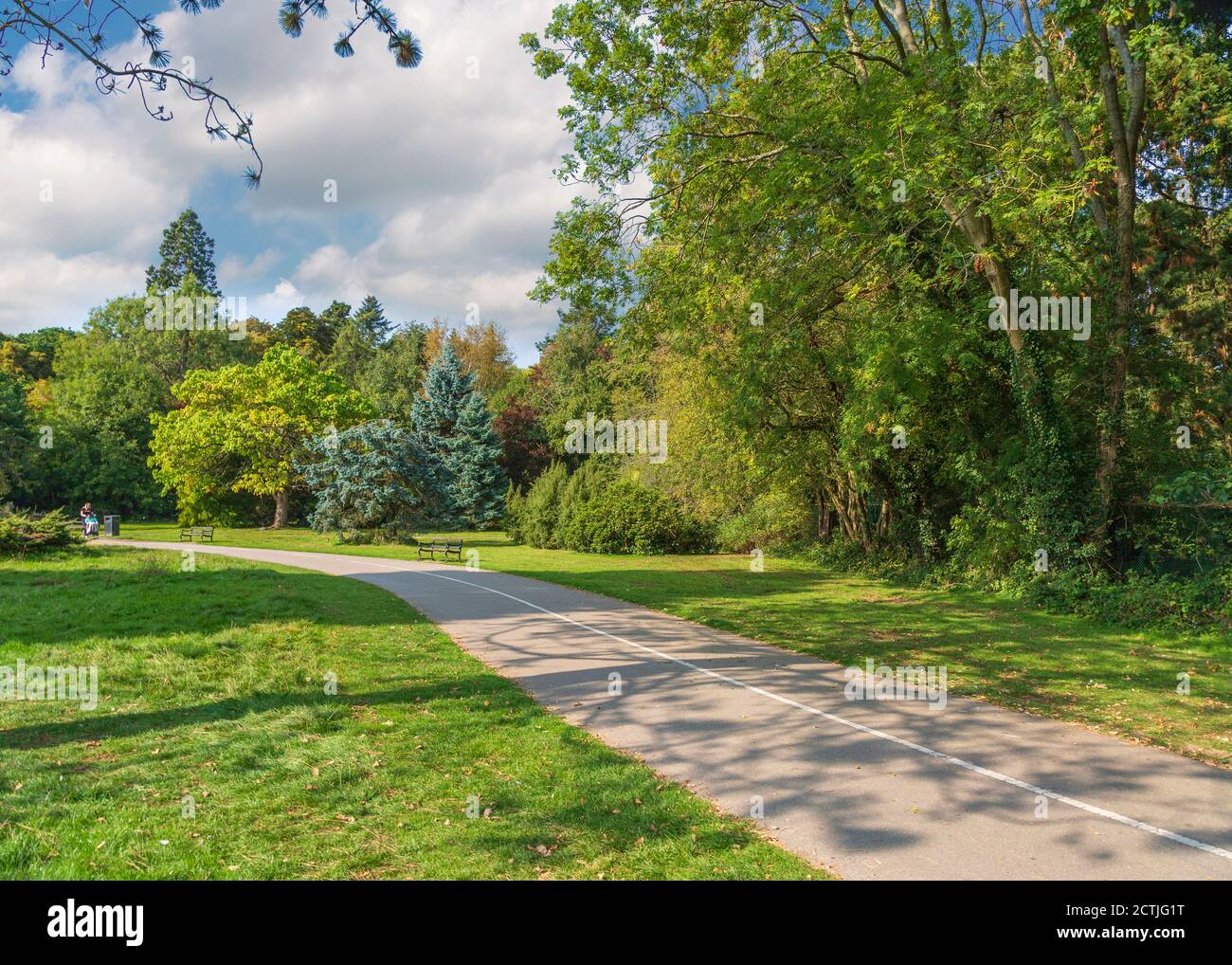 Beautiful Brueton Park in Solihull, West Midlands, England Stock Photo ...
