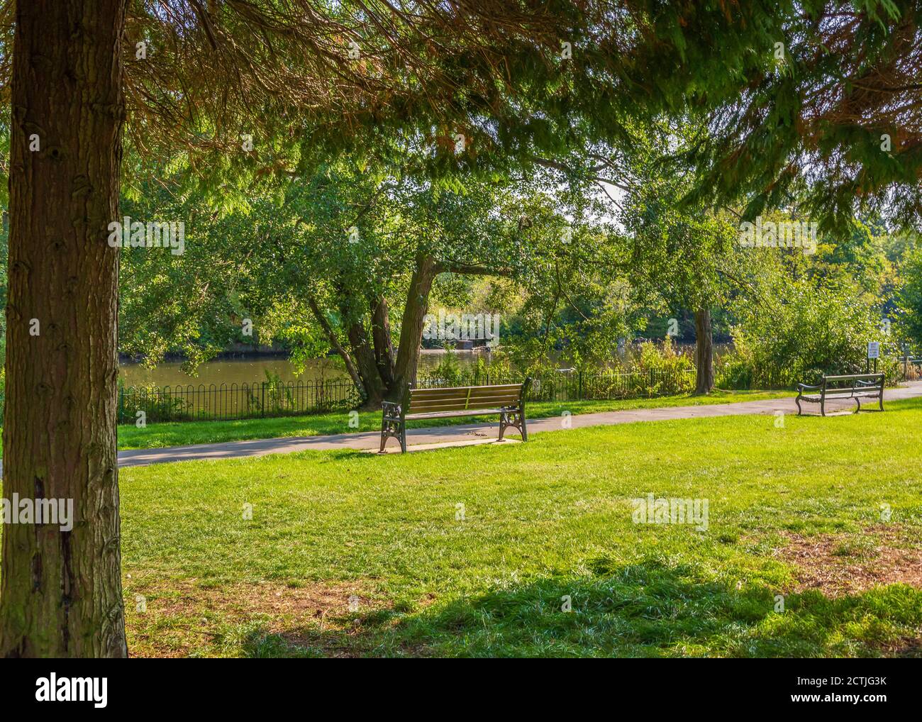 Beautiful Brueton Park in Solihull, West Midlands, England Stock Photo ...