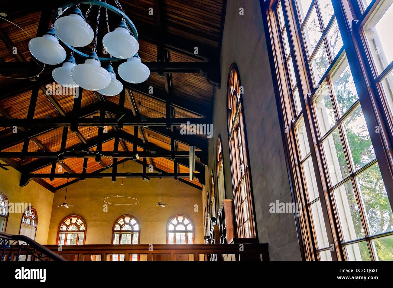 The interior of Thomas Byrne Memorial Hall is pictured at Spring Hill ...