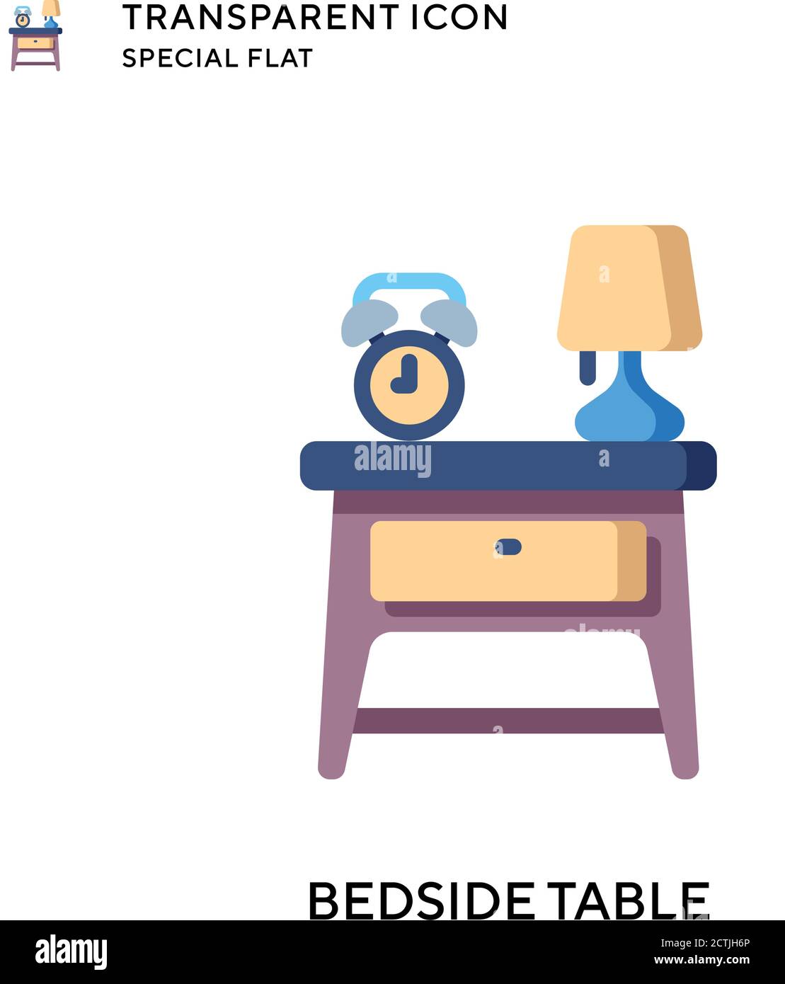 Bedside table cushions Stock Vector Images - Alamy