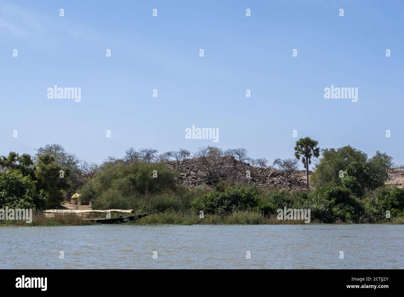 The shoreline of National Park W, Niger, West Africa Stock Photo - Alamy