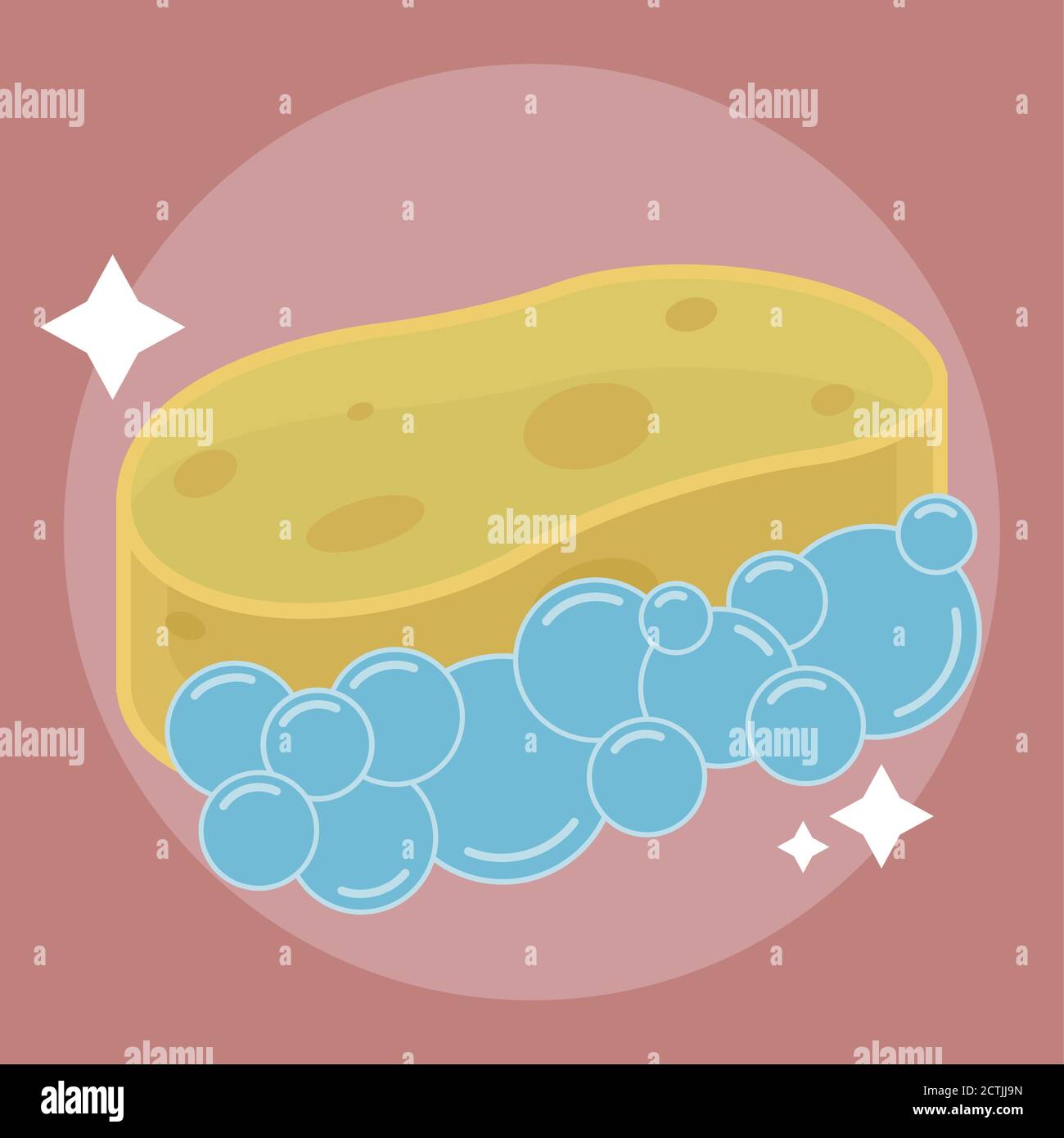Isolated cleaning sponge icon. Cleaning products icon - Vector Stock ...