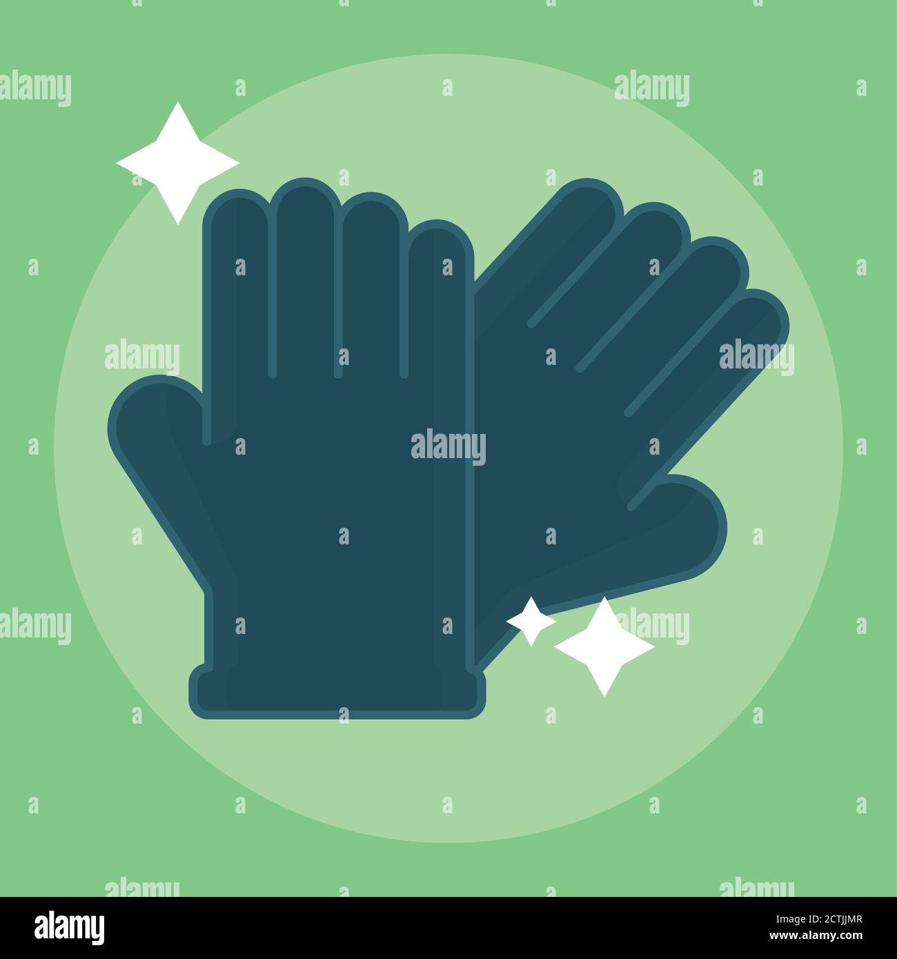Rubber glove isolated Stock Vector Images - Alamy