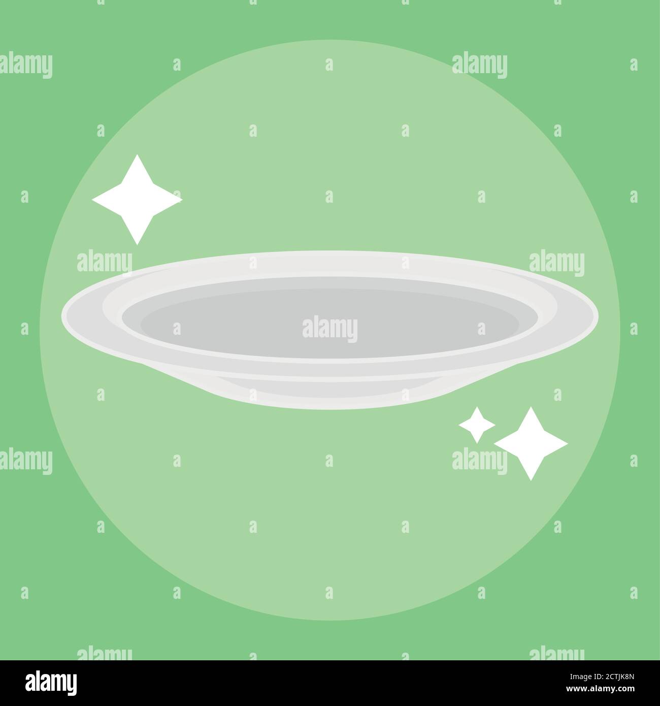 Isolated clean plate icon. Cleaning products icon - Vector Stock Vector ...