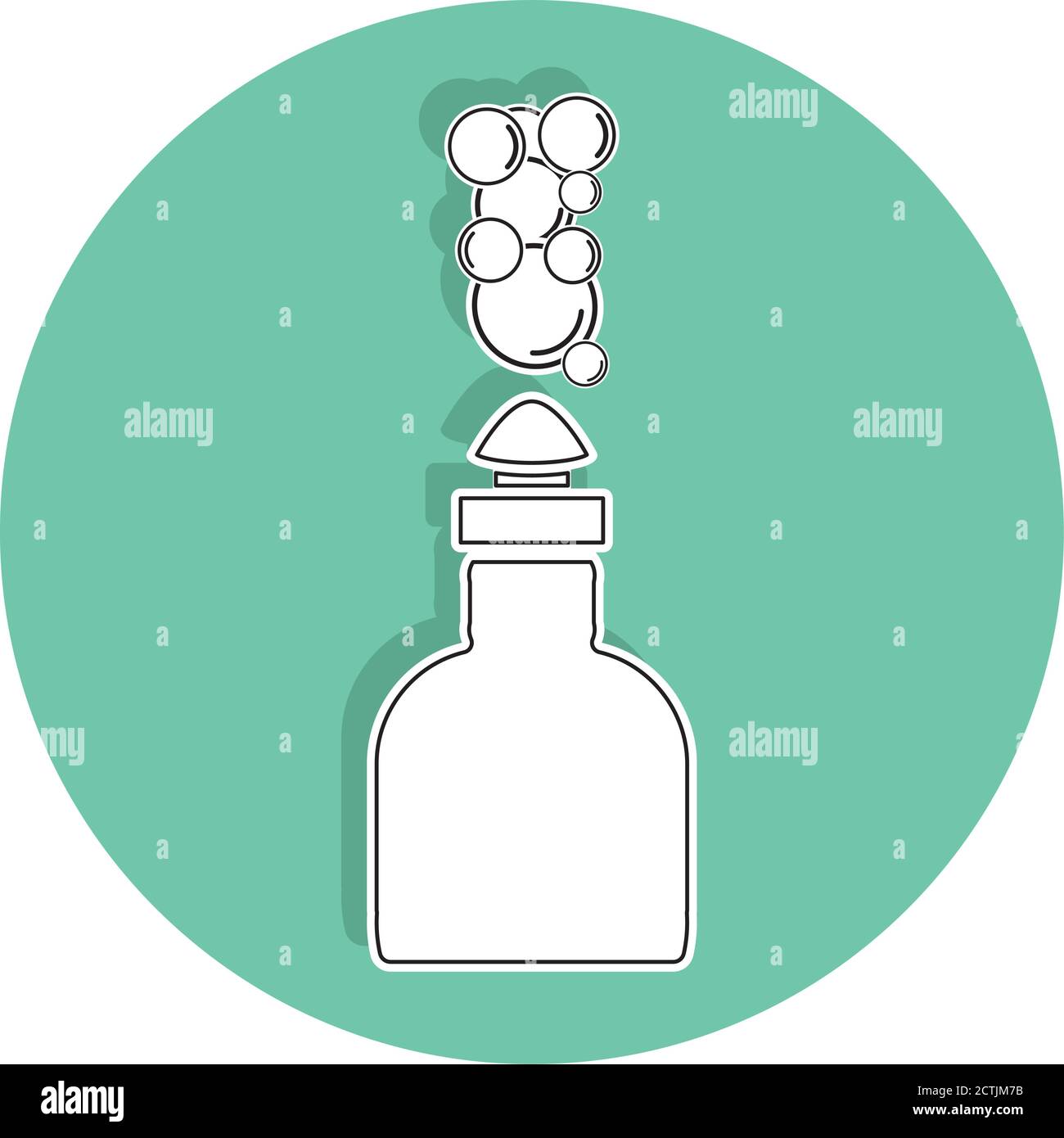 Isolated soap bottle icon. Cleaning products icon - Vector Stock Vector ...