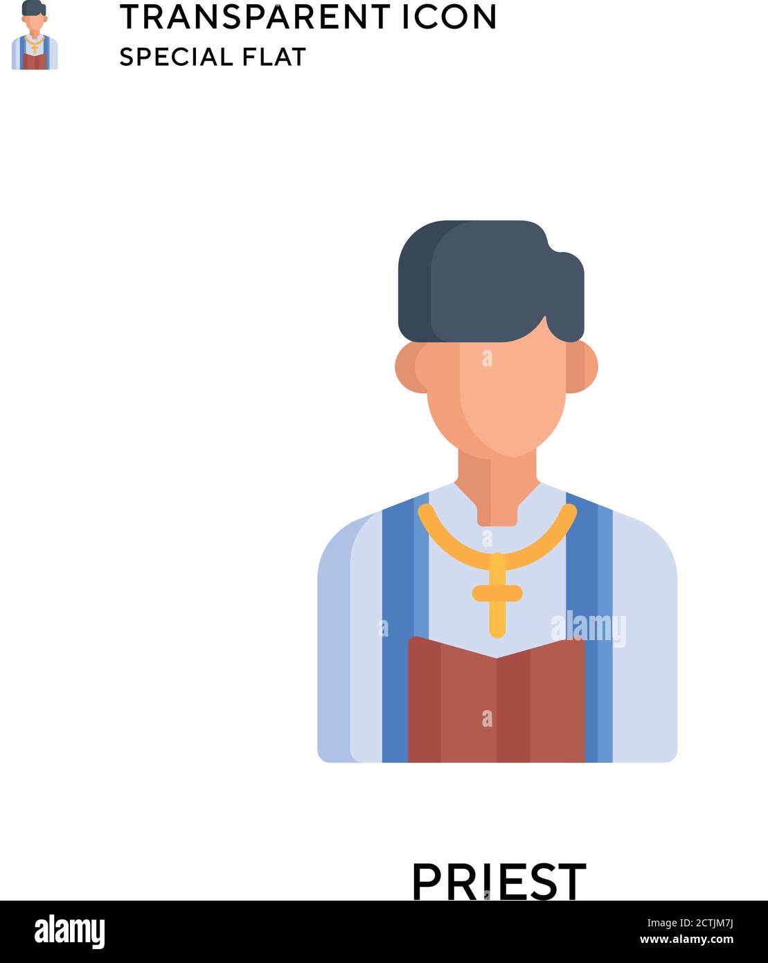 Catholic priest confession black white Stock Vector Images - Alamy