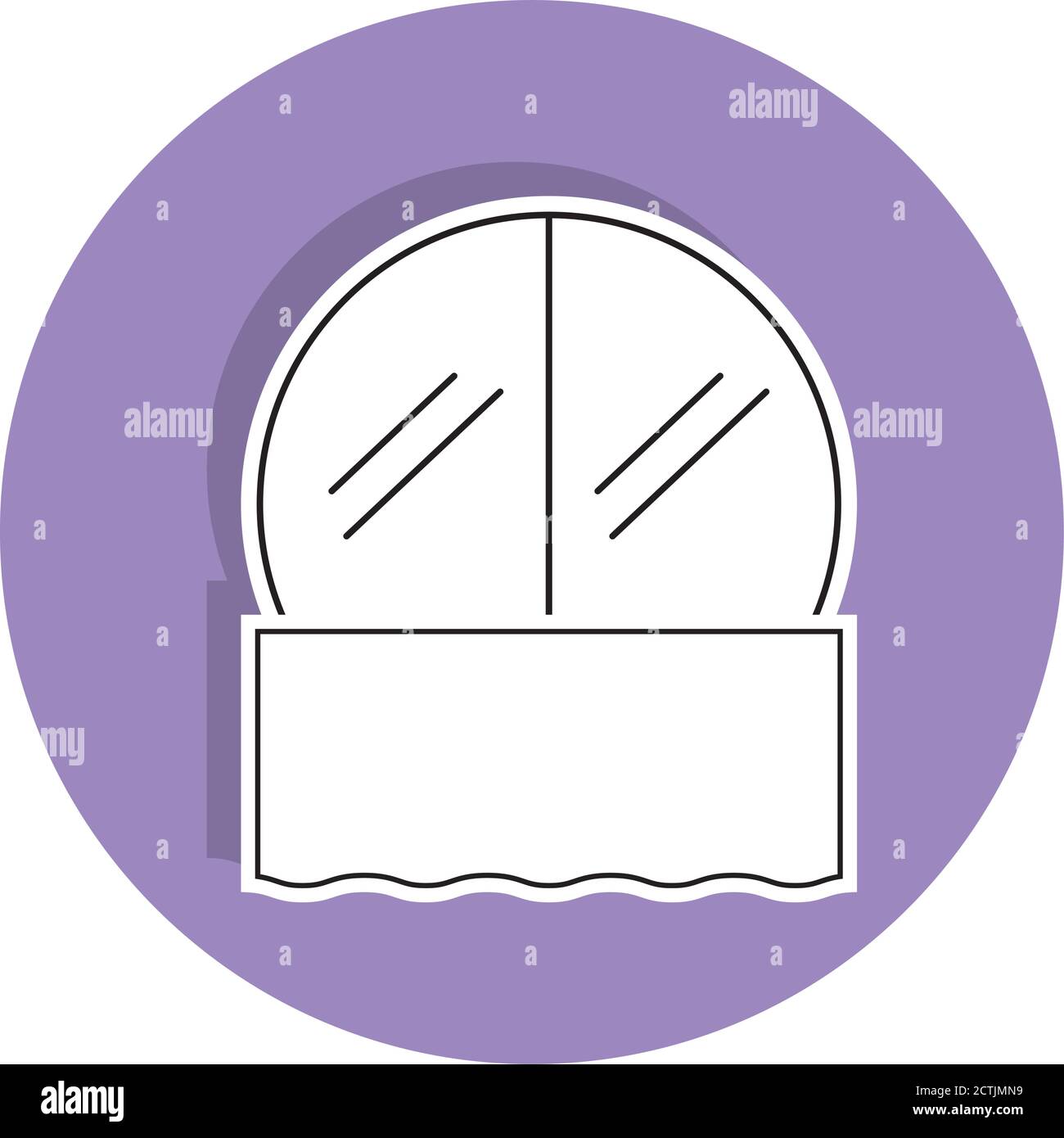 Isolated window and cleaning cloth icon. Cleaning products icon ...