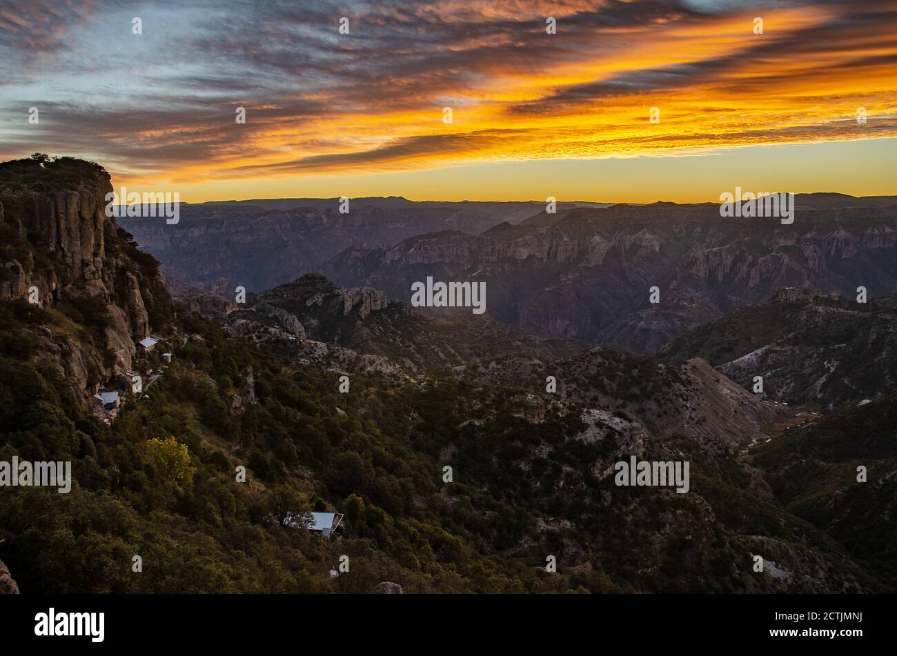 Copper Canyon, Mexico at dawn Stock Photo - Alamy
