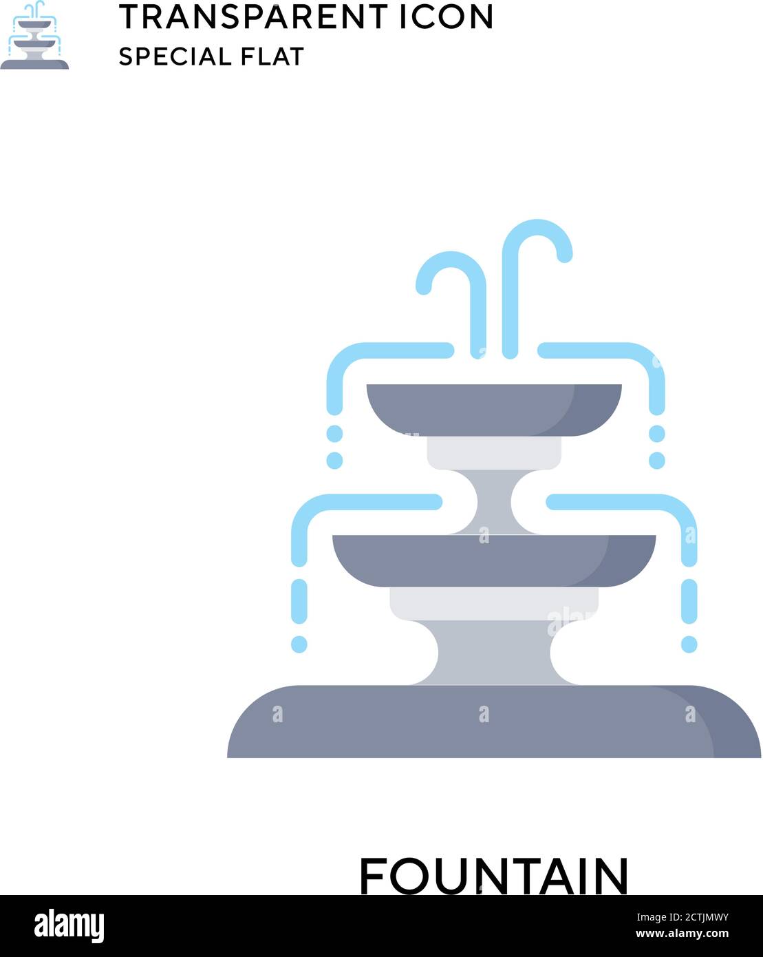 Beautiful fountain shape Cut Out Stock Images & Pictures - Alamy