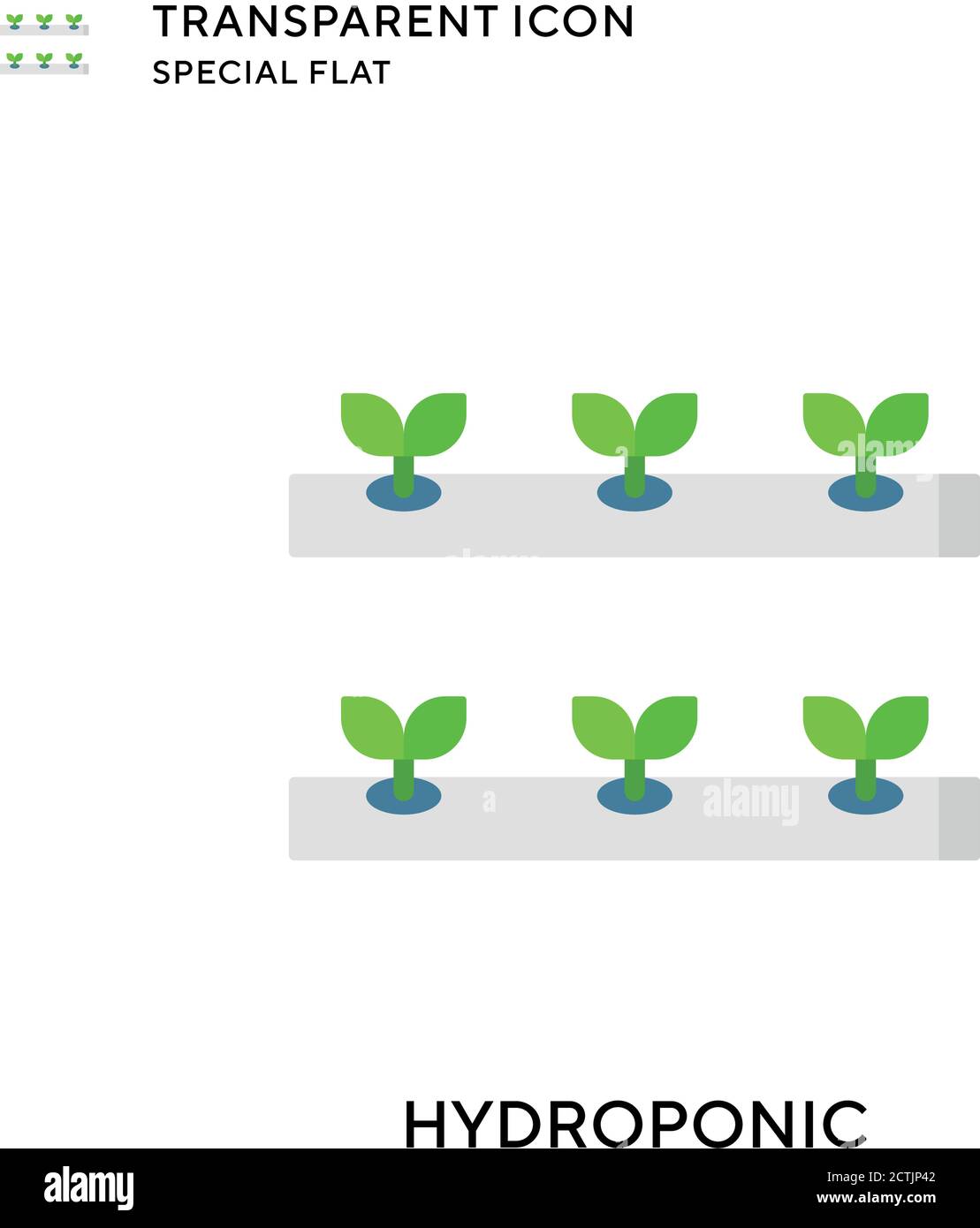 Hydroponics farming system Stock Vector Images - Alamy