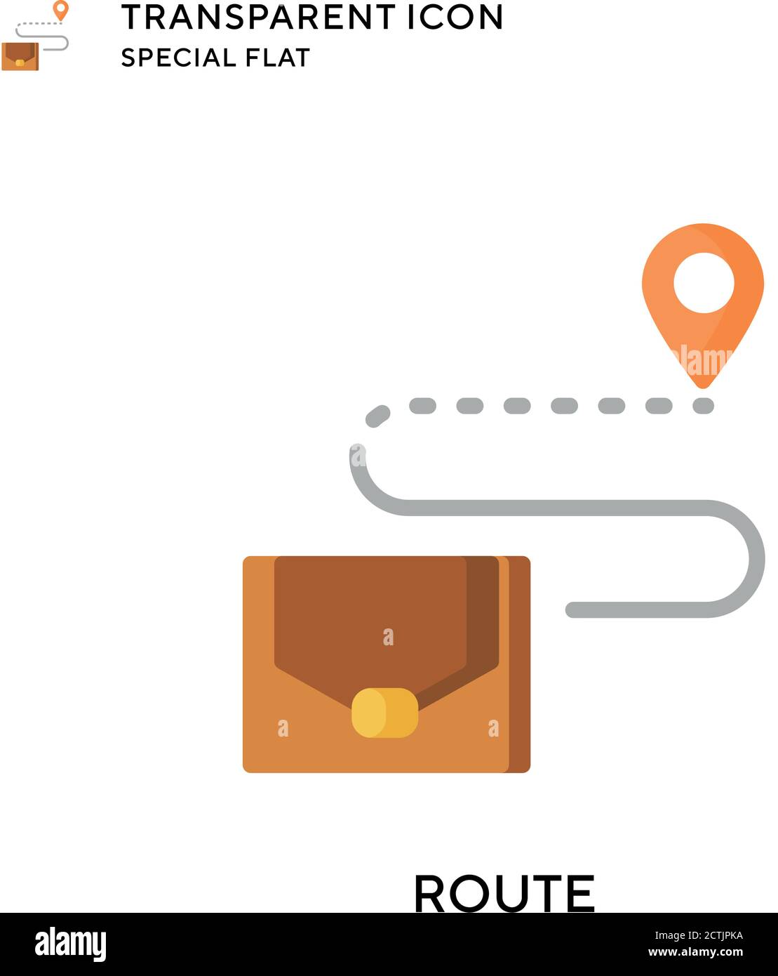 Historic route 66 map Stock Vector Images - Alamy