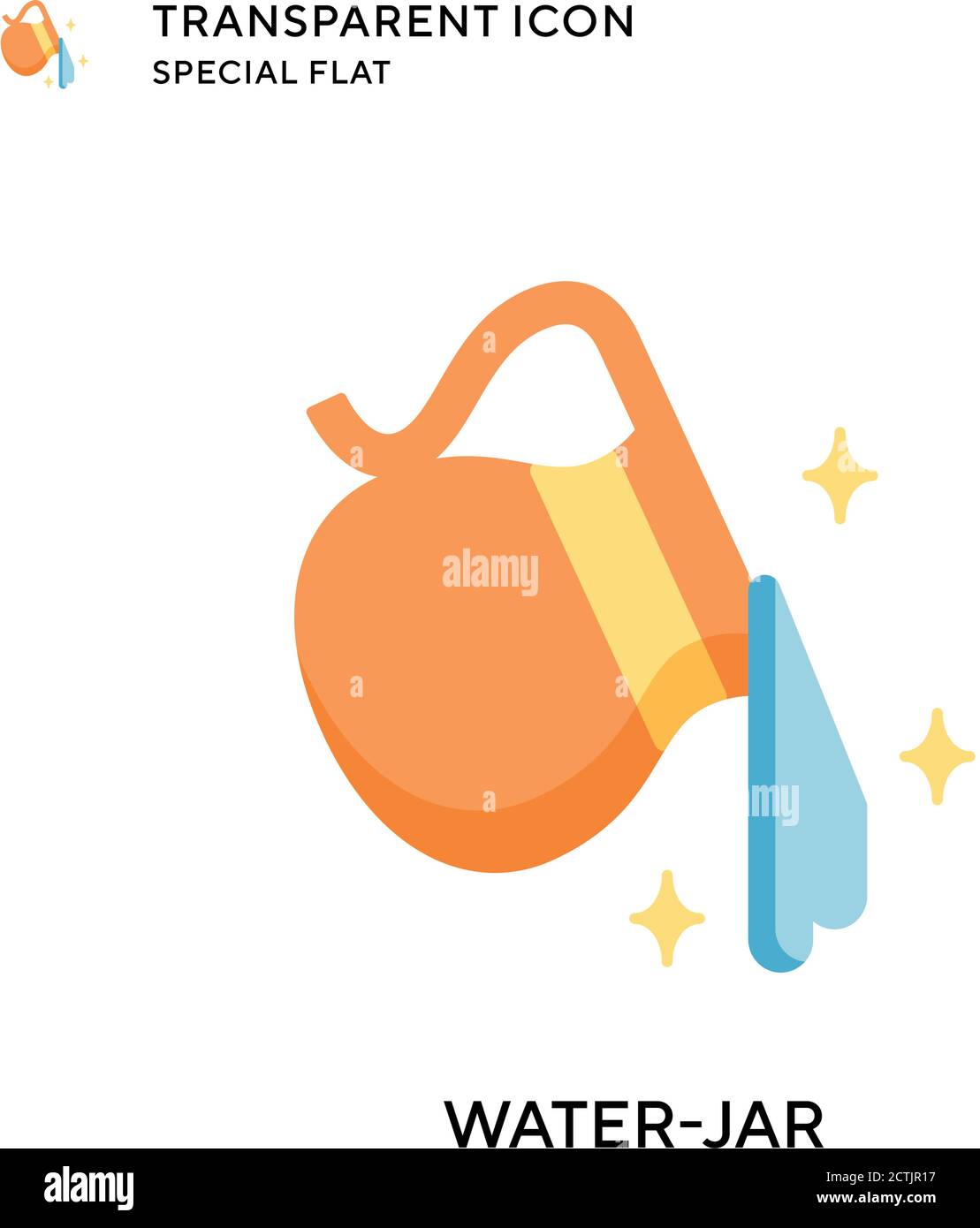 Large clear glass vase Stock Vector Images - Alamy