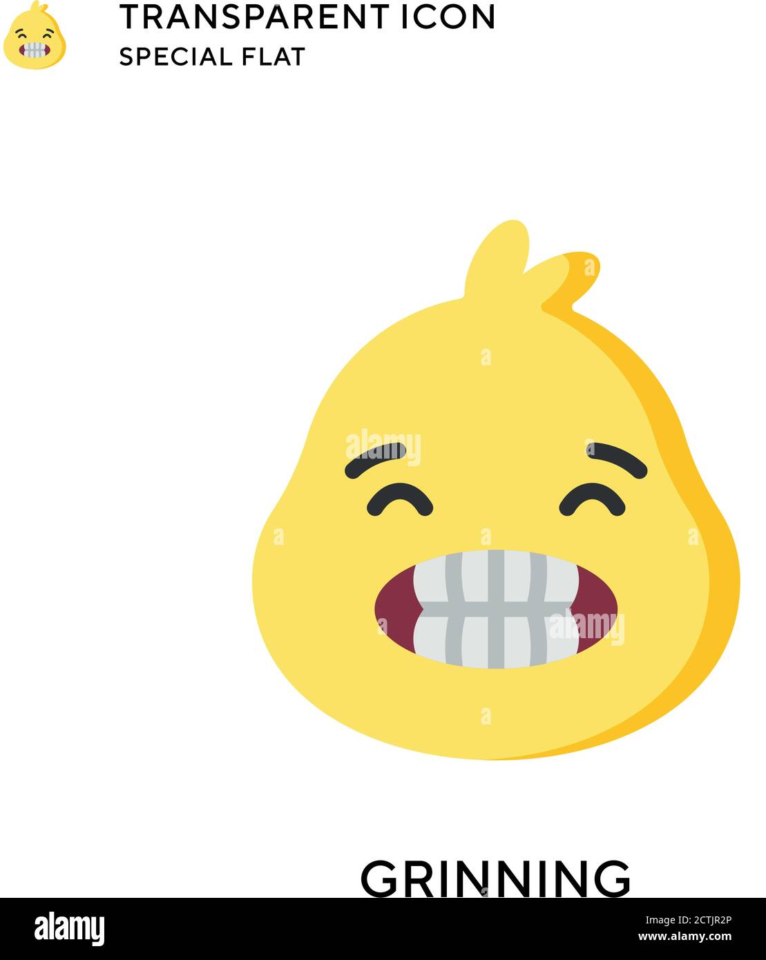 Portrait studio grin woman Stock Vector Images - Alamy