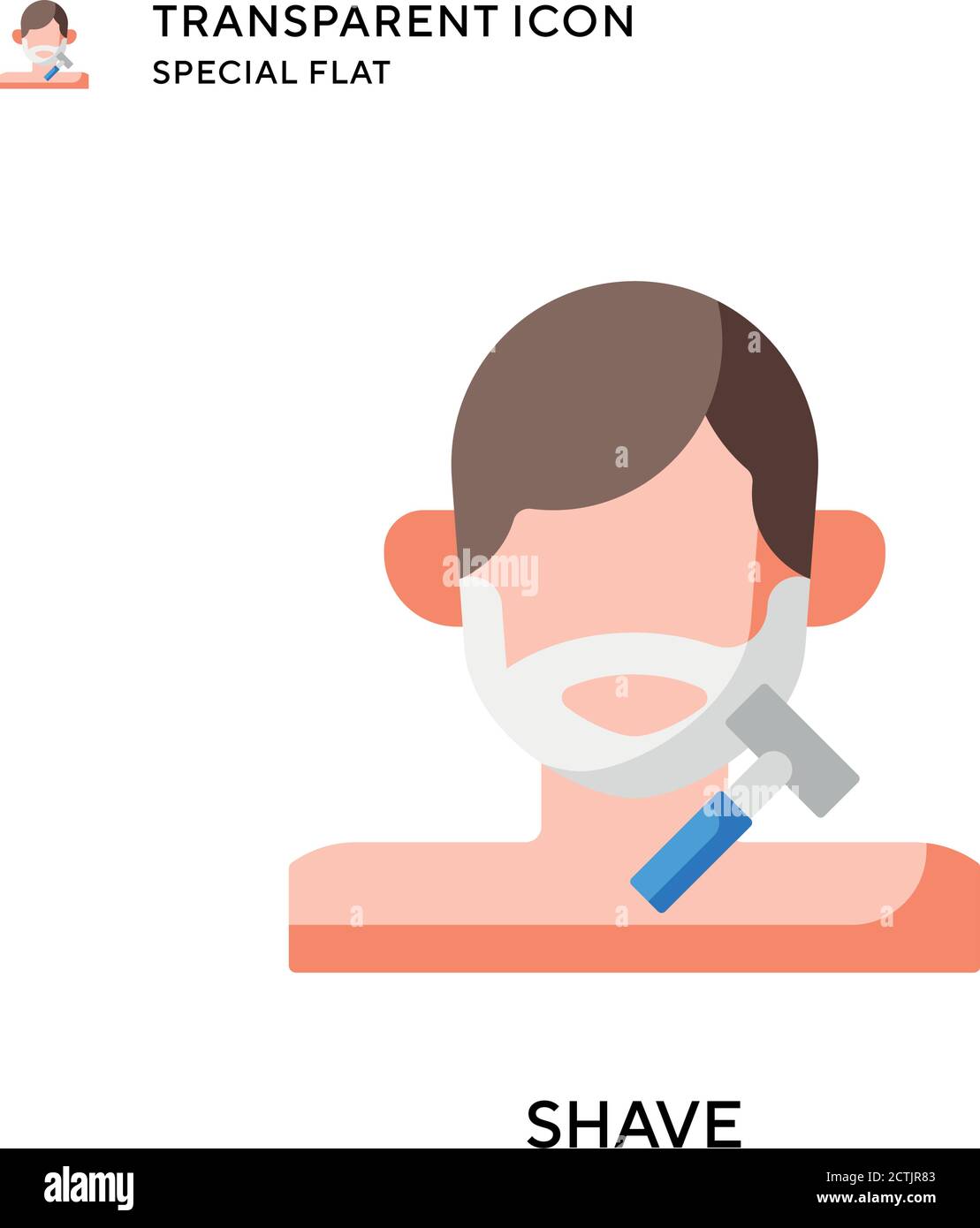 Man shaving legs Stock Vector Images - Alamy