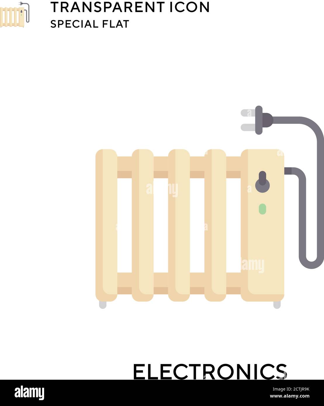 Juicer detailed circular flat vector icon. Vector isolated concept ...