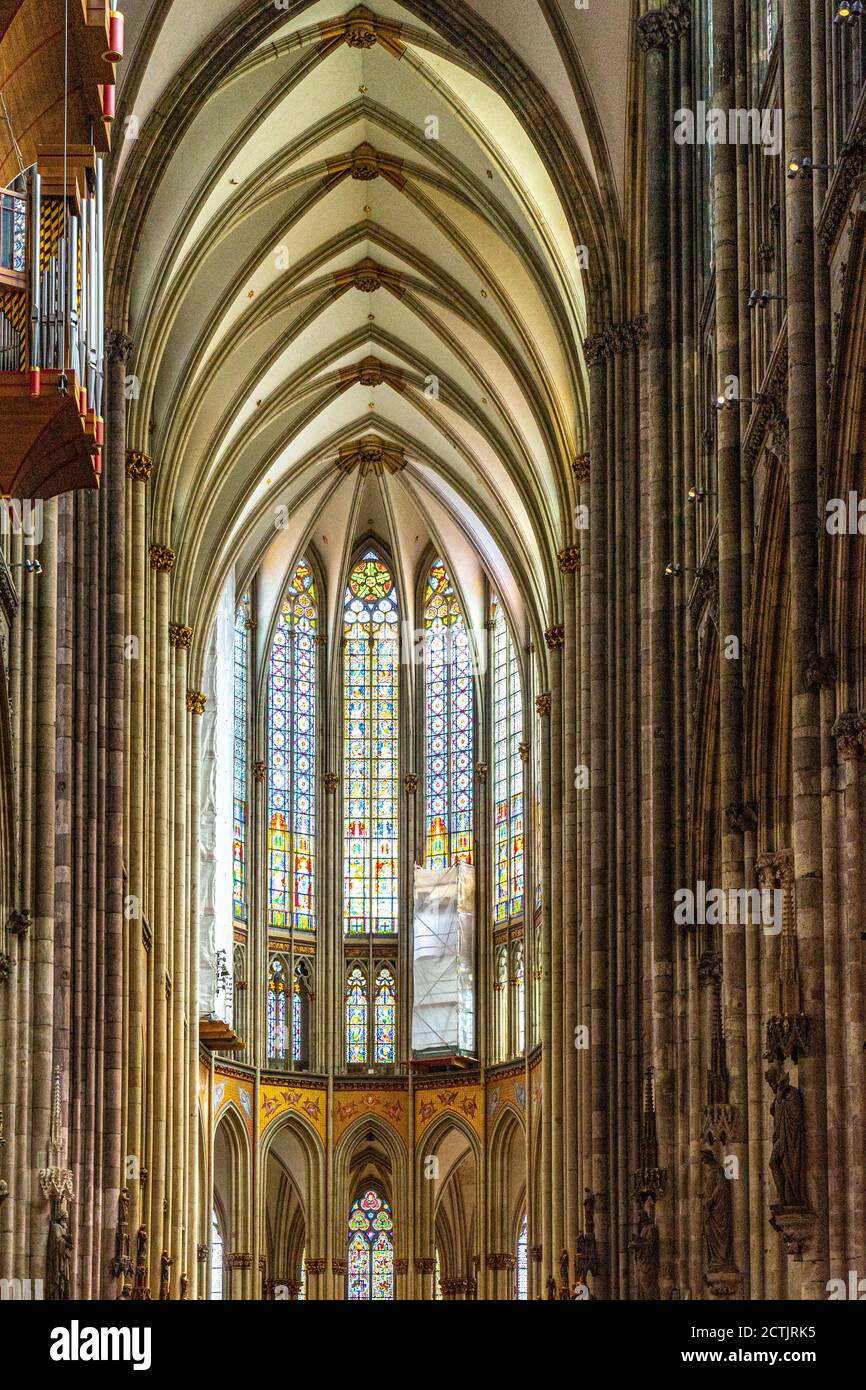 Interior of cologne cathedral hi-res stock photography and images - Alamy