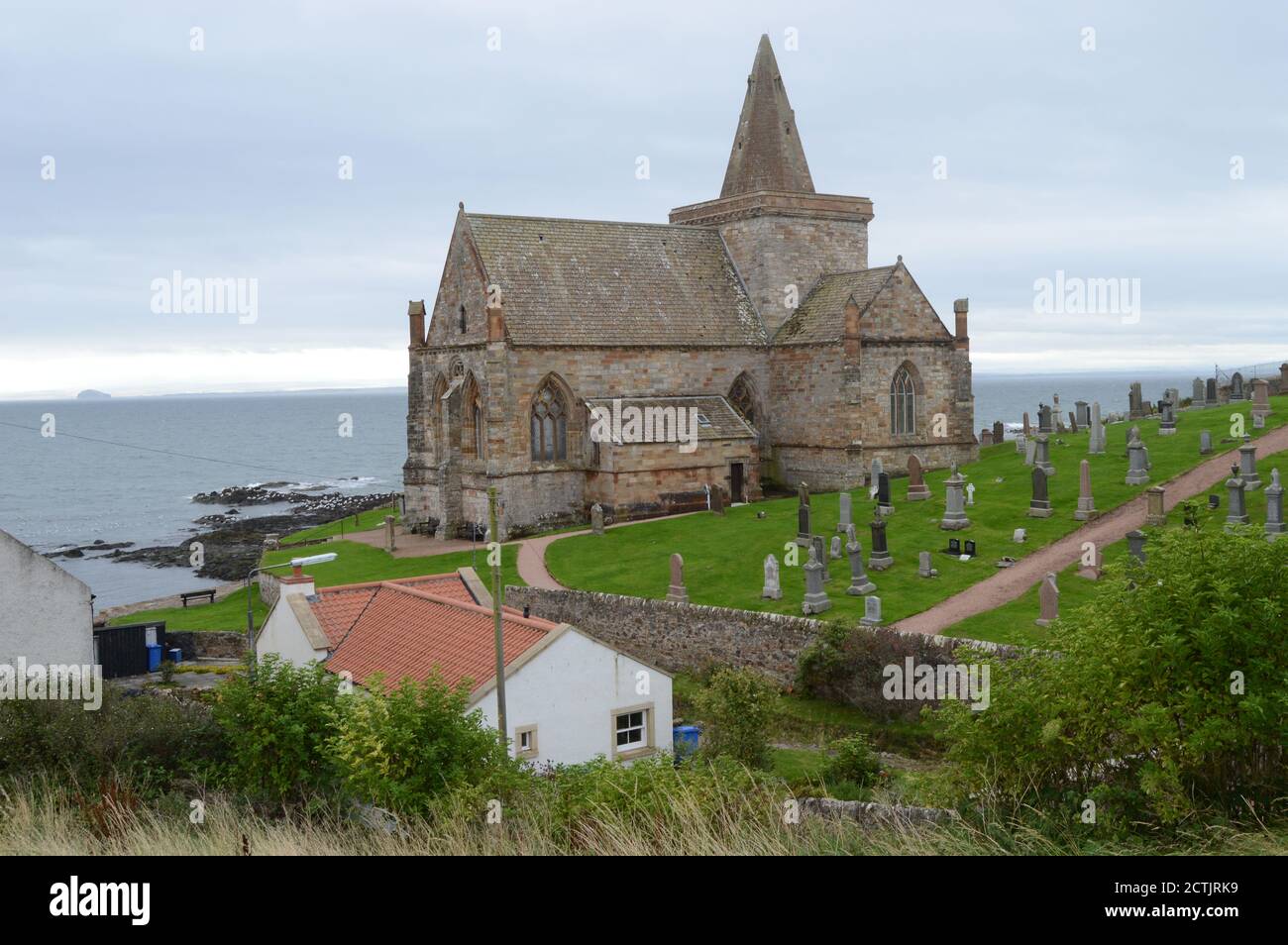 The Auld Kirk of St Monans started by King David in the 14th century ...