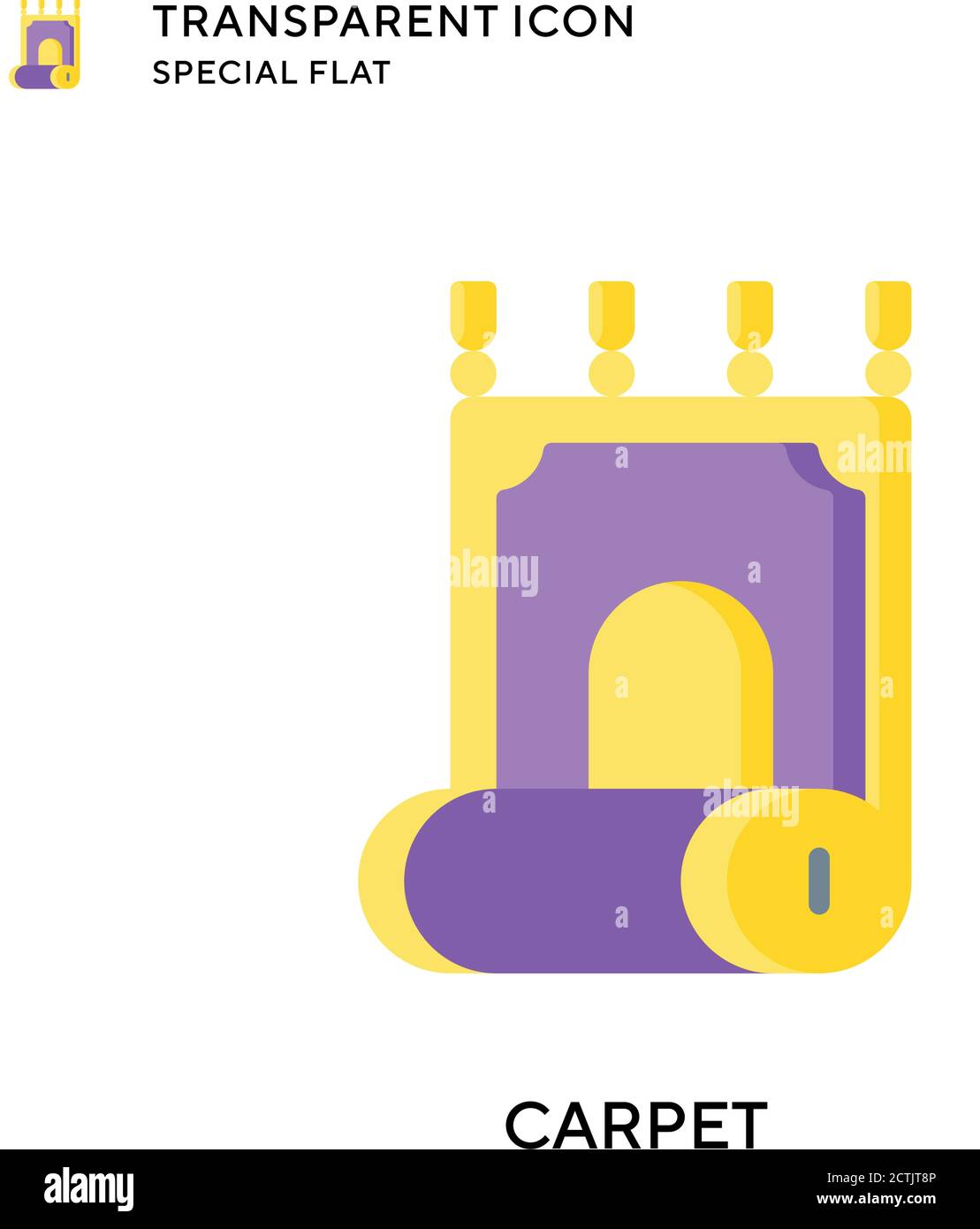 Column detailed circular flat vector icon. Vector isolated concept ...