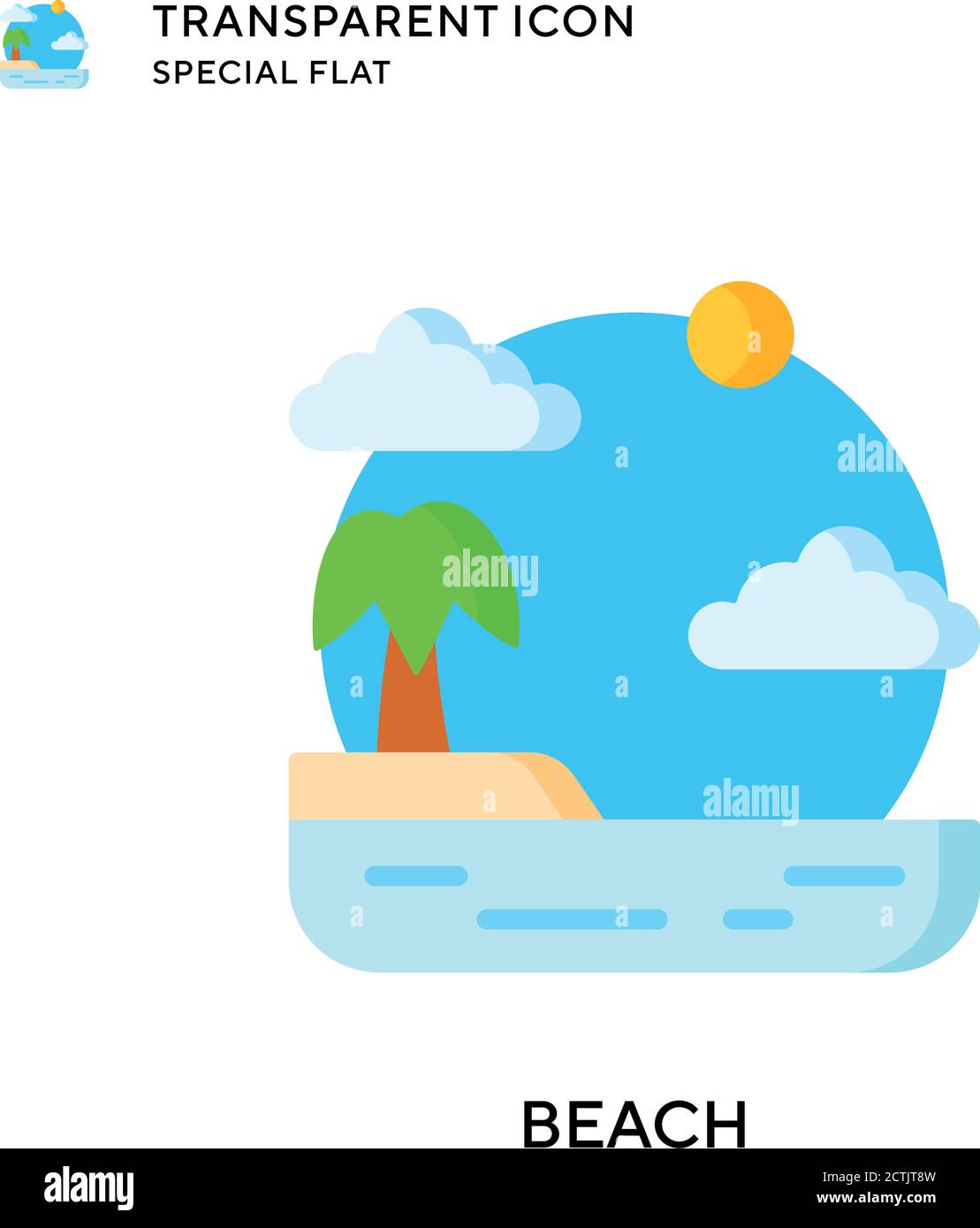 Seam ripper detailed circular flat vector icon. Vector isolated concept ...