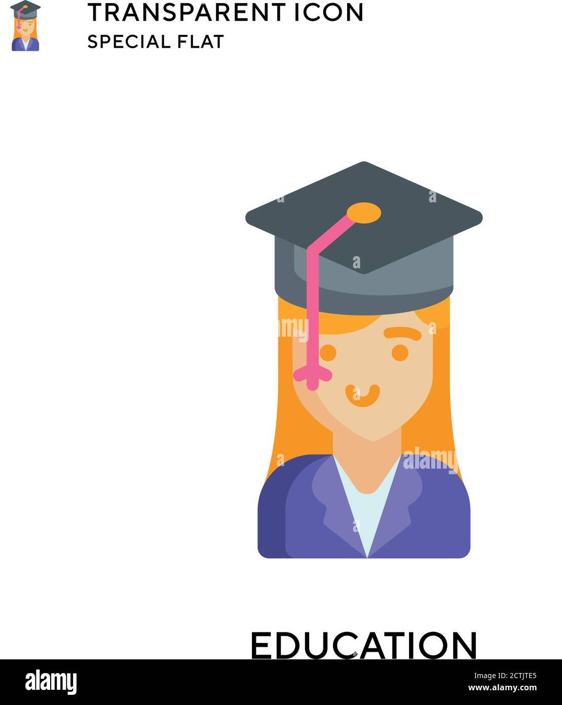 Scroll detailed circular flat vector icon. Vector isolated concept ...