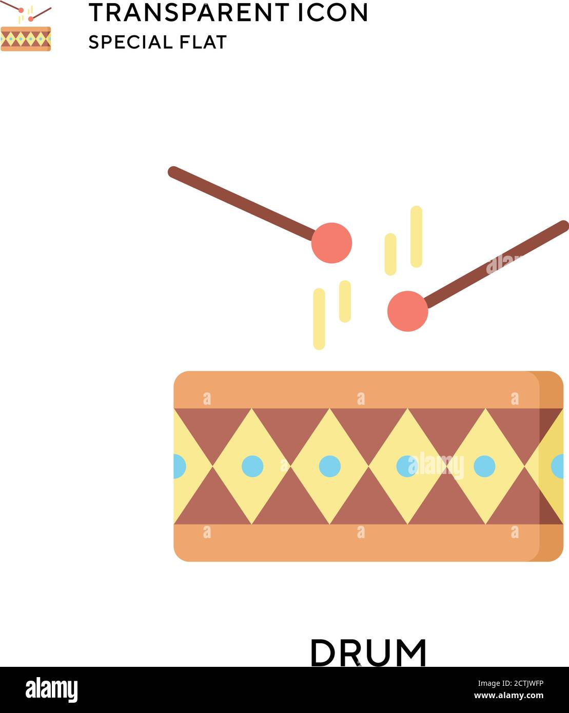 Sweep detailed circular flat vector icon. Vector isolated concept ...