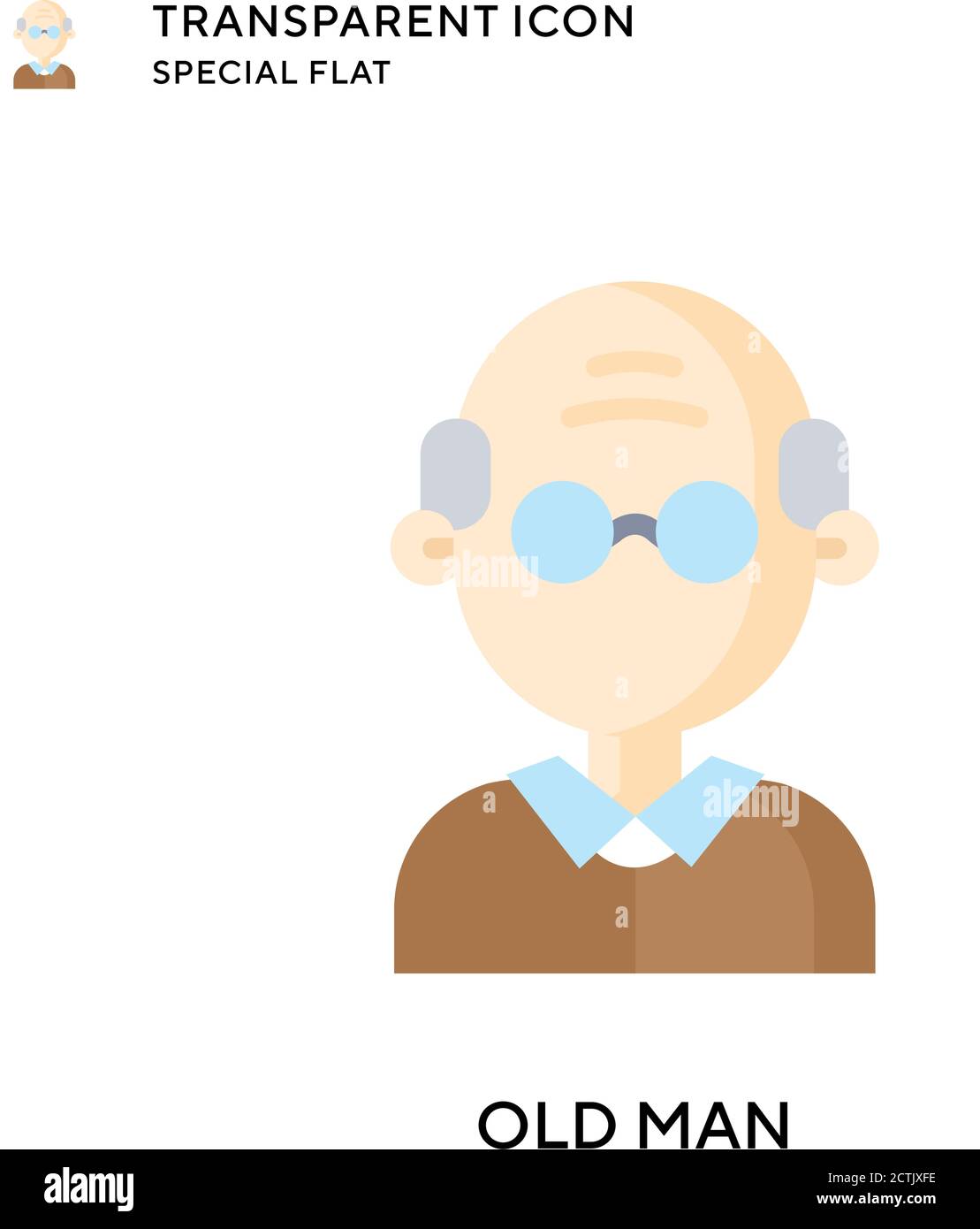 Confident older white couple Stock Vector Images - Alamy