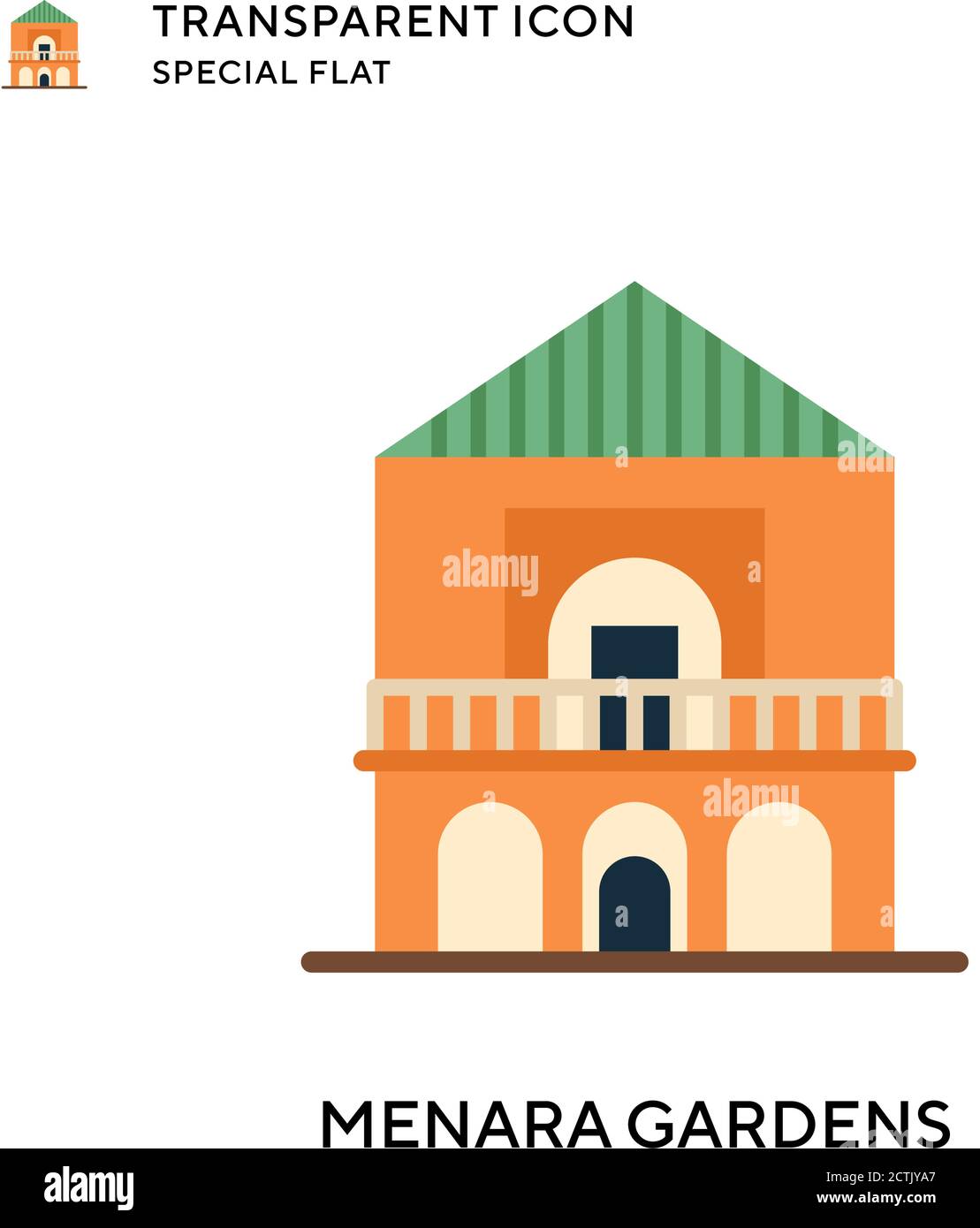 Pavilion menara gardens Stock Vector Images - Alamy