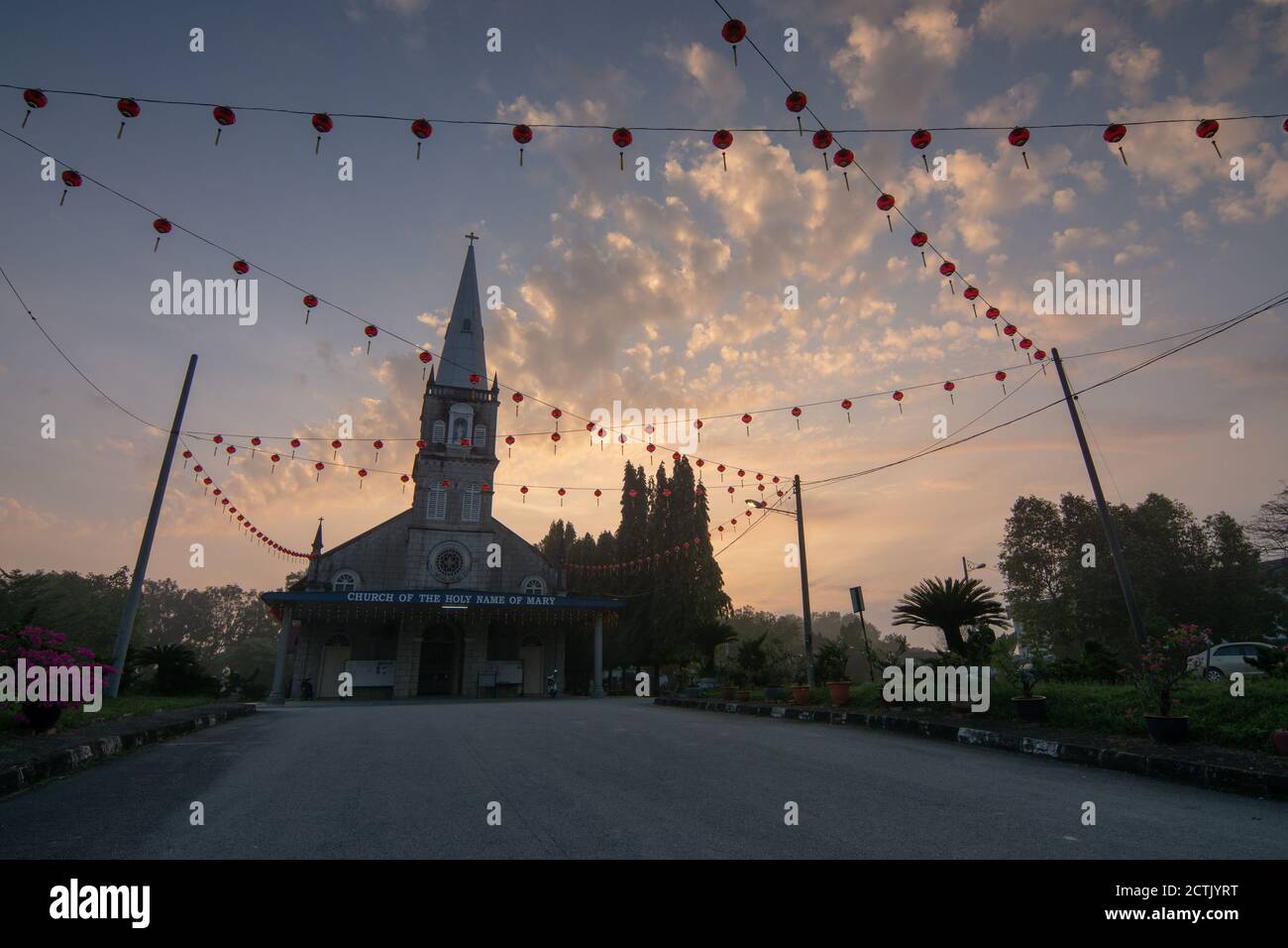 Bukit Mertajam, Penang/Malaysia - Jan 10 2017: Church Of The Holy Name ...
