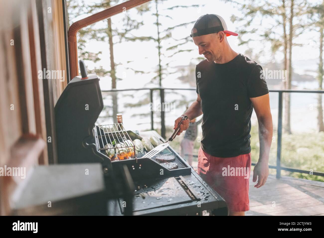 Veranda grill hi-res stock photography and images - Alamy