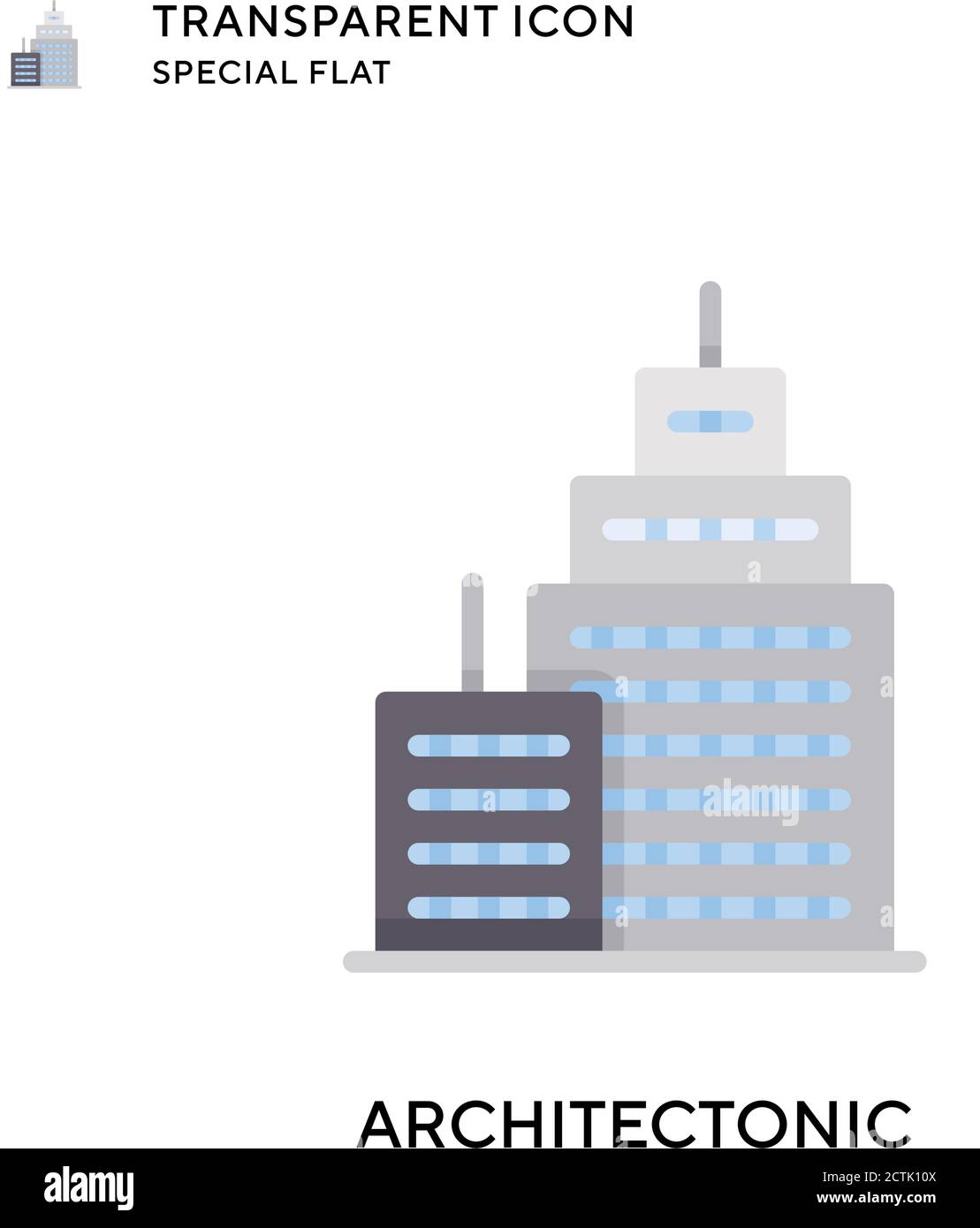 Architectonic vector icon. Flat style illustration. EPS 10 vector Stock ...