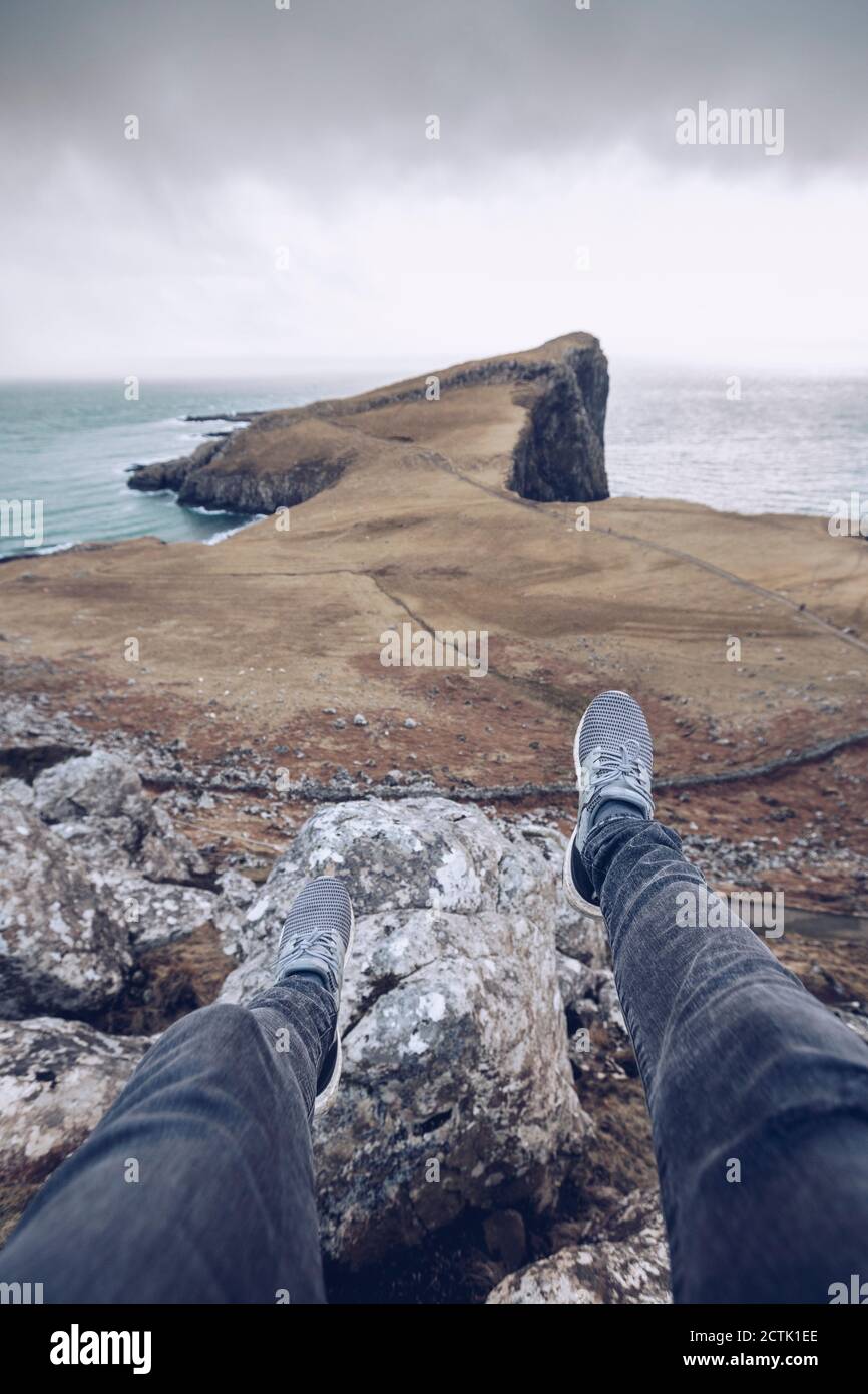 Legs on rocks hi-res stock photography and images - Alamy