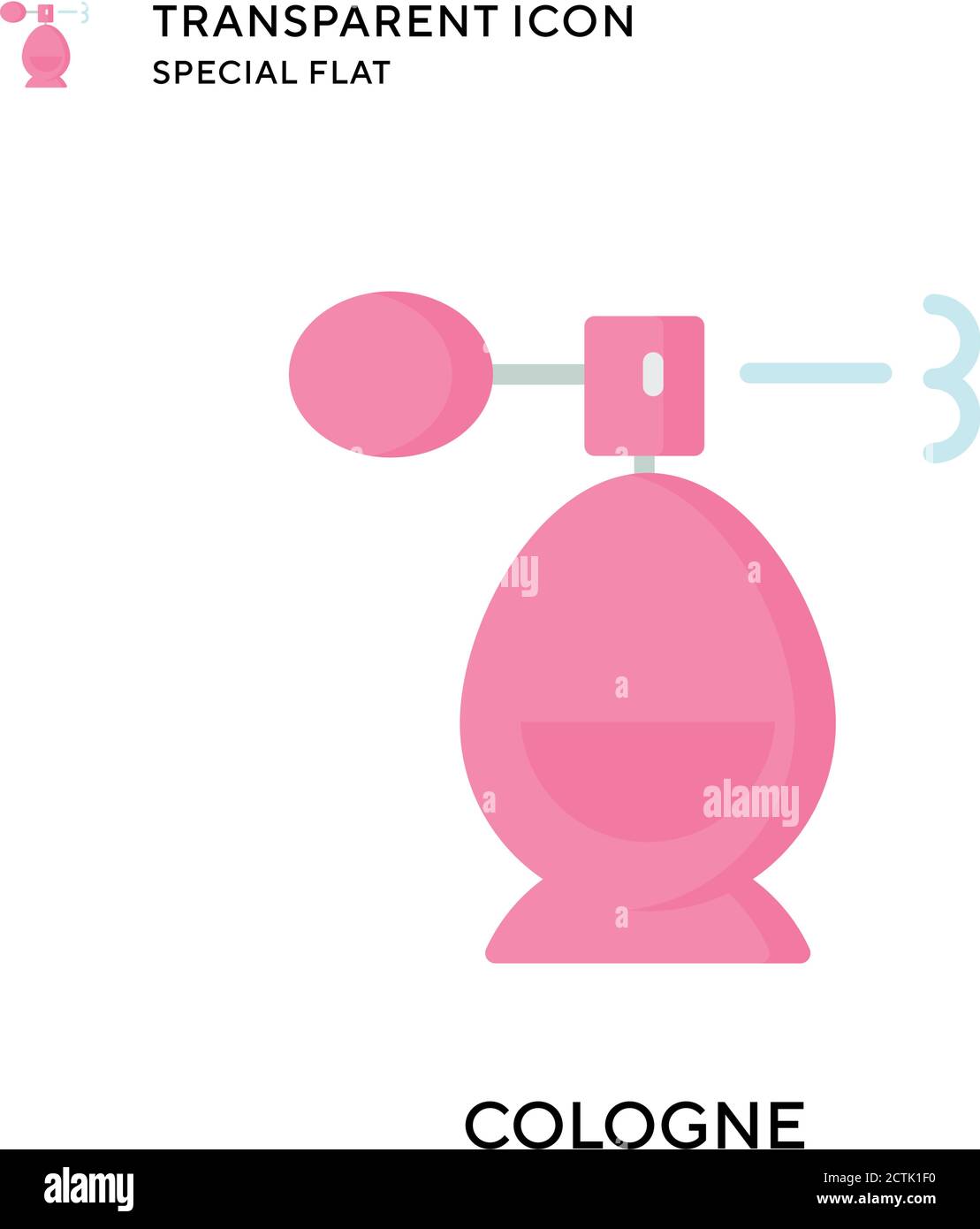 Cologne vector icon. Flat style illustration. EPS 10 vector Stock ...