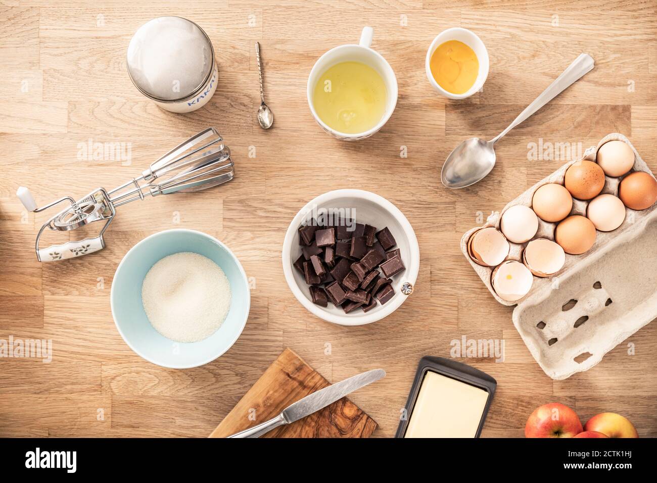 Ingredient for cake hi-res stock photography and images - Alamy