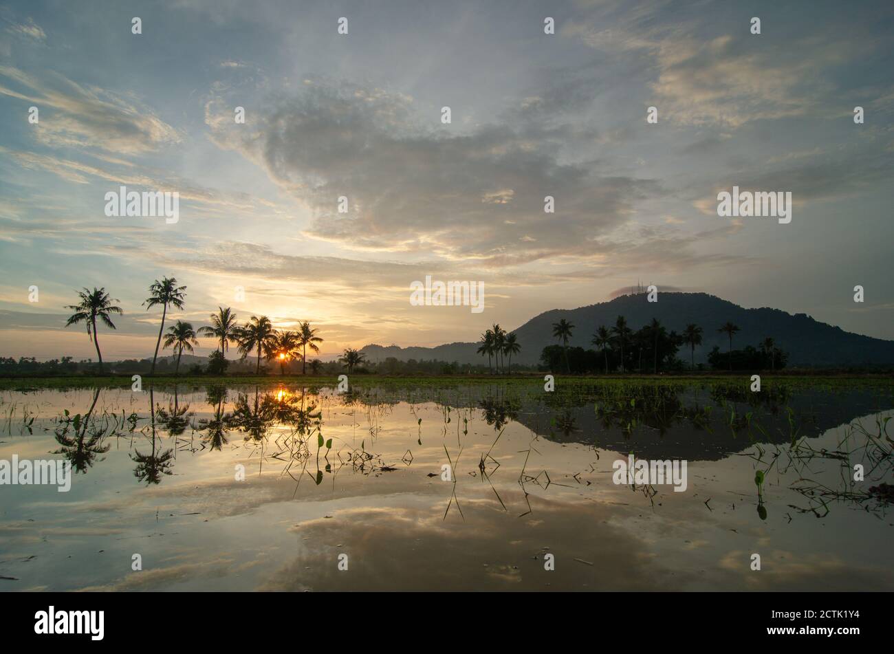 Bukit Mertajam, Penang/Malaysia - Apr 22 2017: Reflection Bukit ...