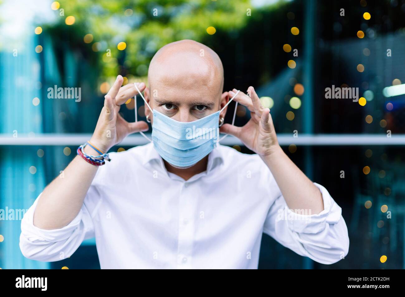 Bald mask hi-res stock photography and images - Alamy