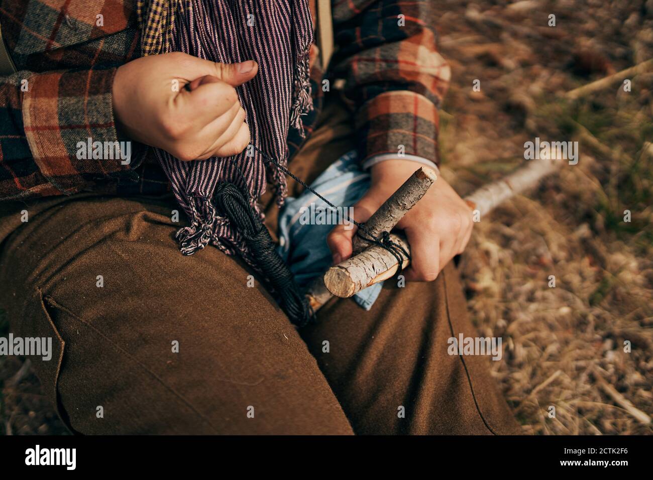 Branch tying hi-res stock photography and images - Alamy