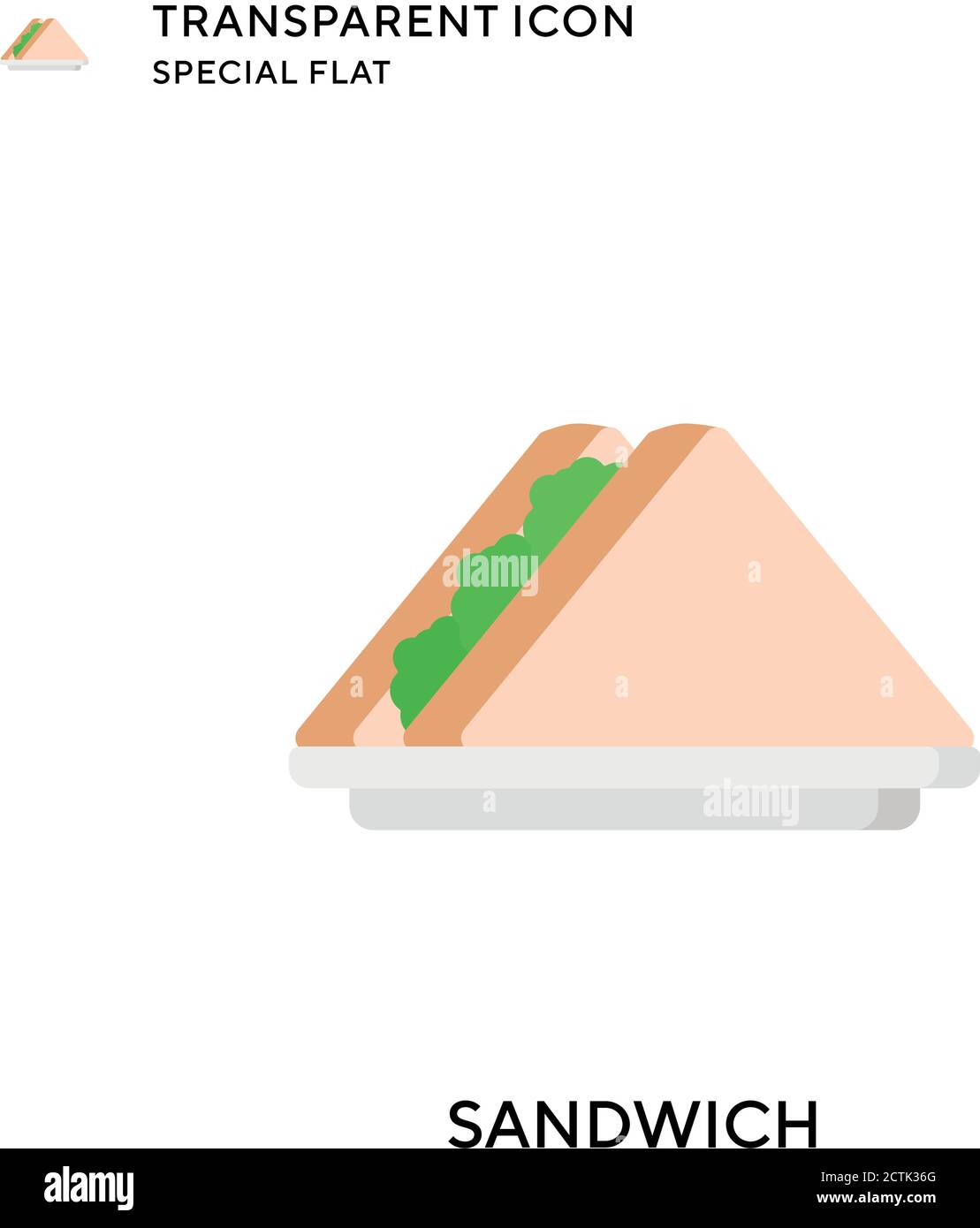 Chicken club sandwich Stock Vector Images - Alamy