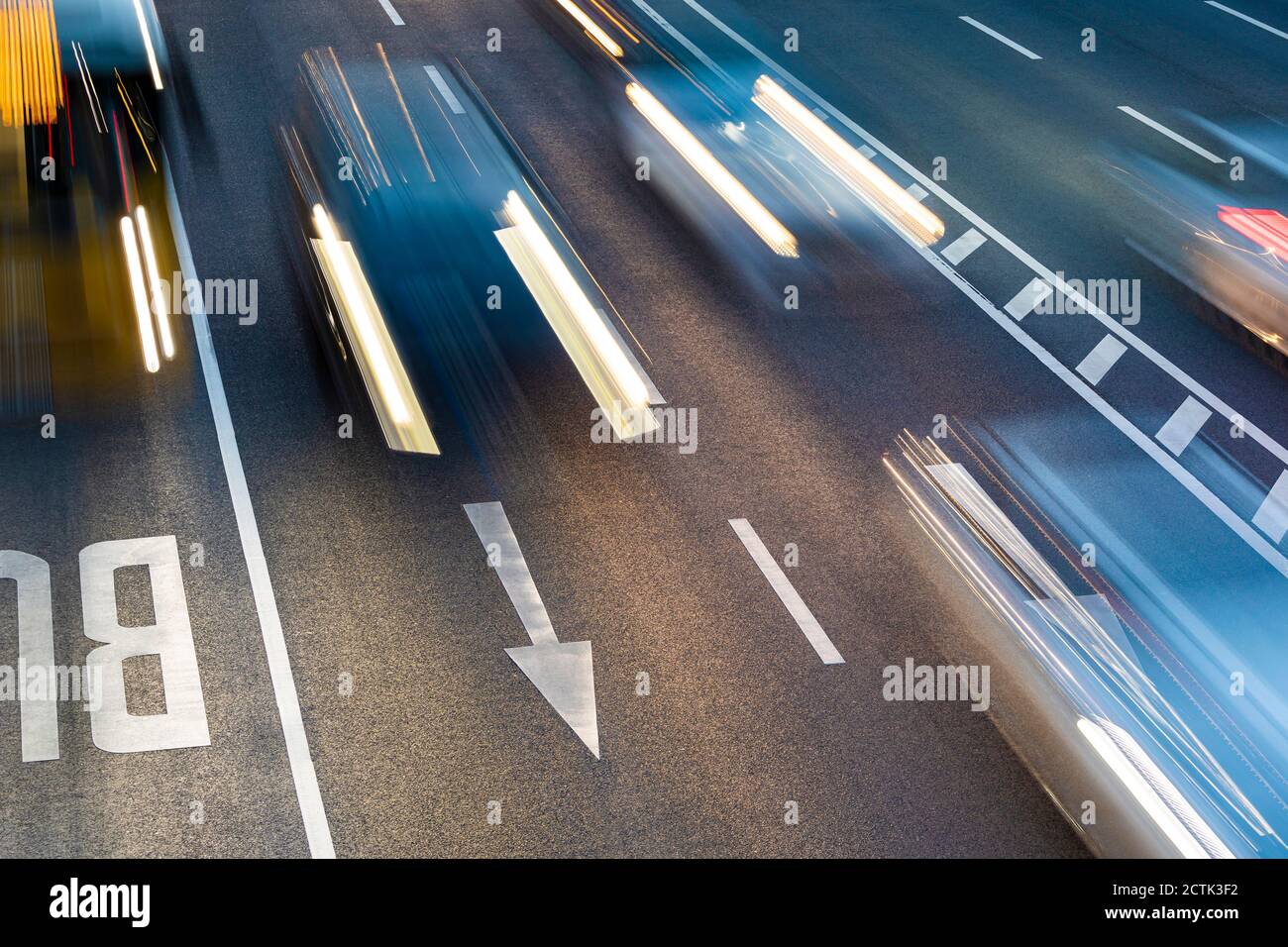 Traffic on federal highway Stock Photo - Alamy