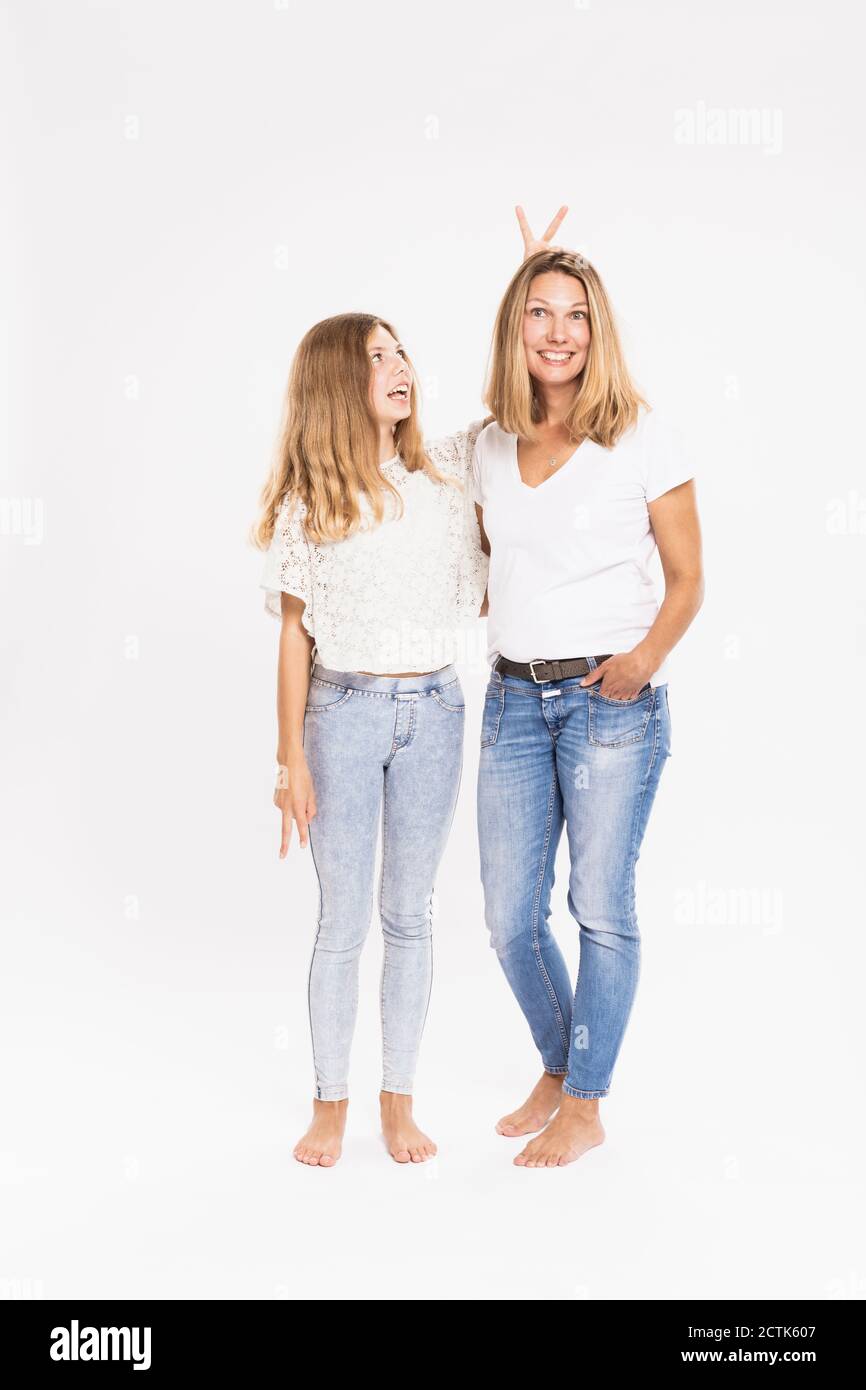 Human ears behind rabbit hi-res stock photography and images - Alamy