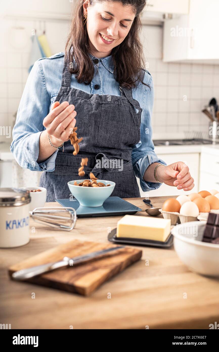 Weighing scale chocolate hi-res stock photography and images - Alamy