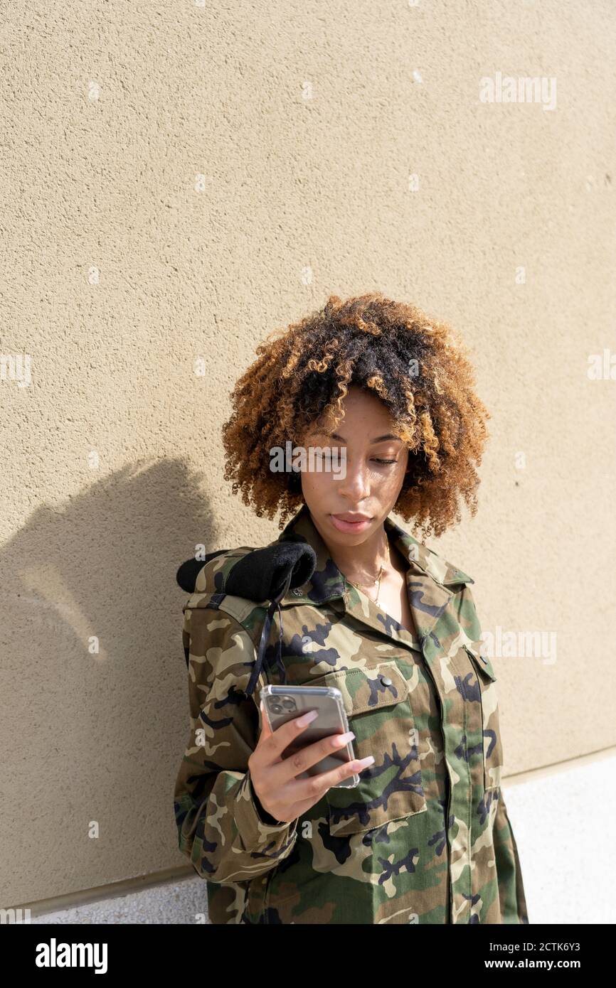 Army soldier standing communication technology military hi-res stock ...