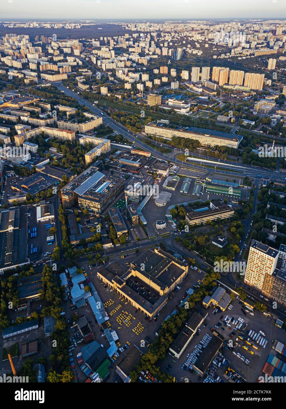 Moscow aerial hi-res stock photography and images - Alamy