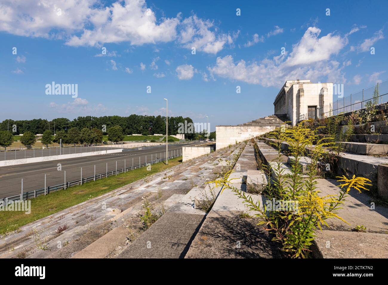 Grandstand of zeppelinfeld in former nazi party rally grounds hi-res ...