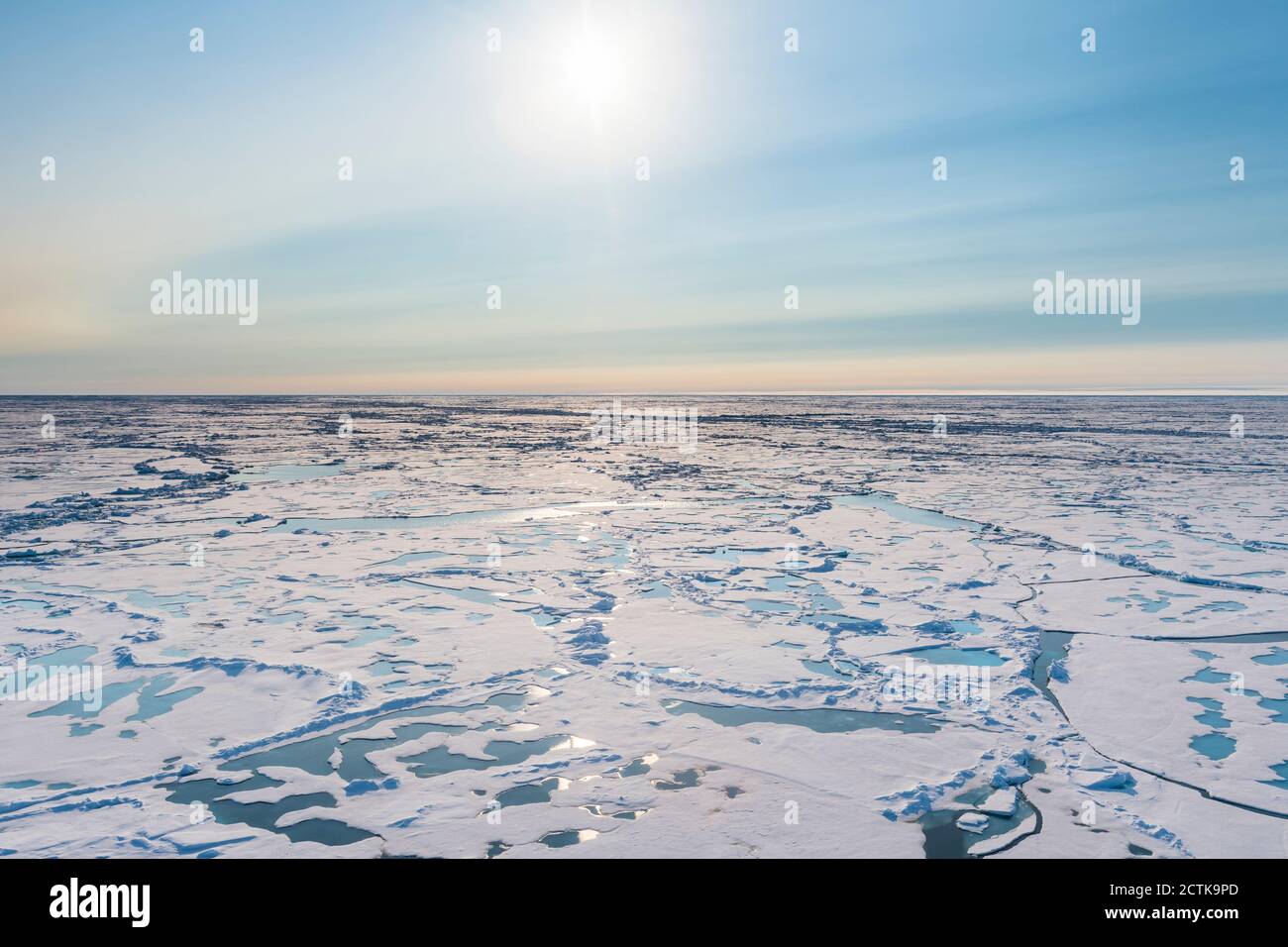 North pole aerial view hi-res stock photography and images - Alamy