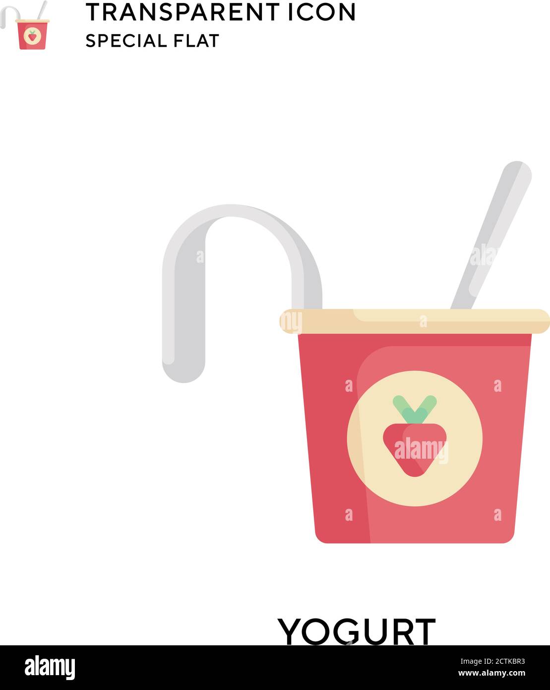 Greek yoghurt vector vectors Stock Vector Images - Alamy